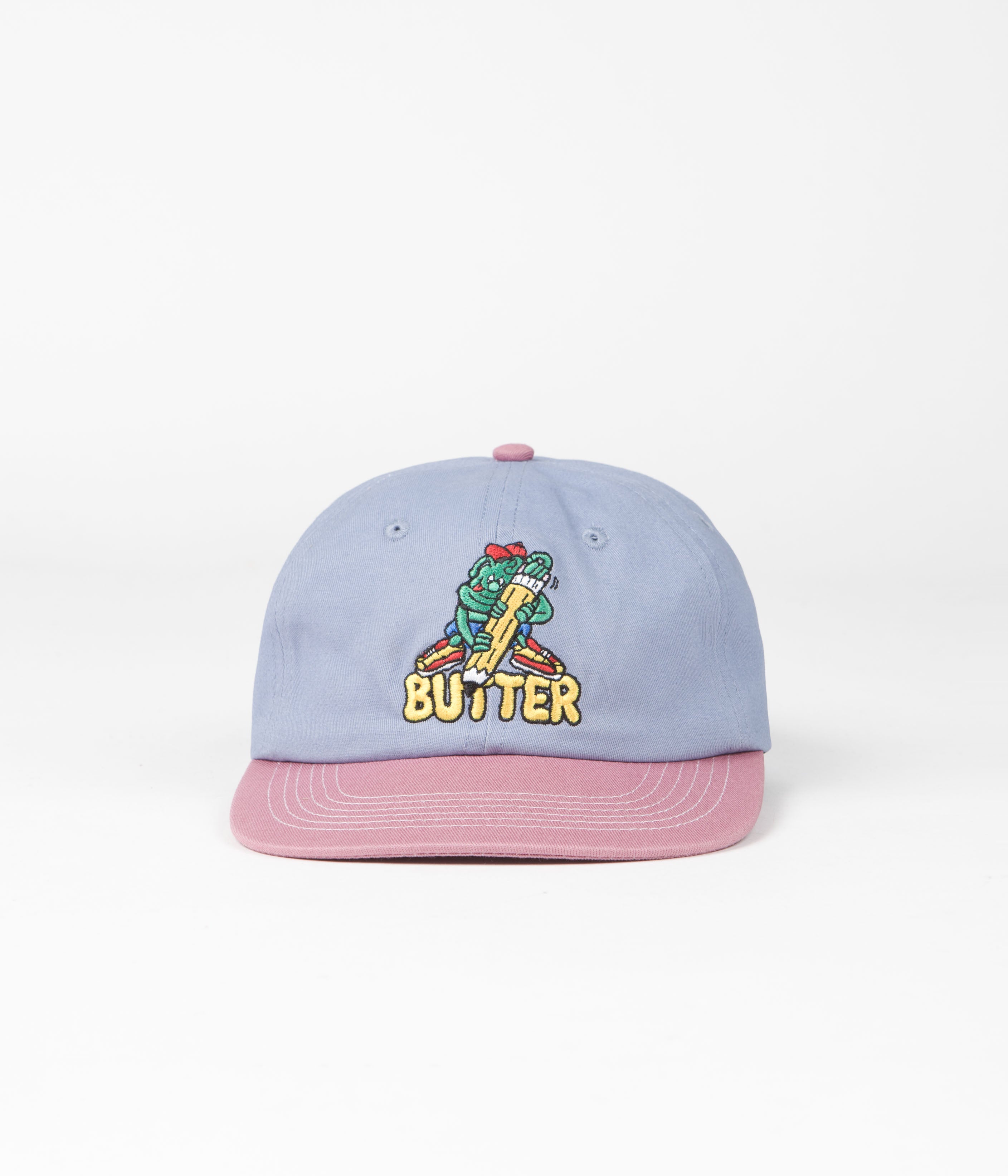 Butter Goods Martian Washed Cap - Blue / Mauve | Flatspot