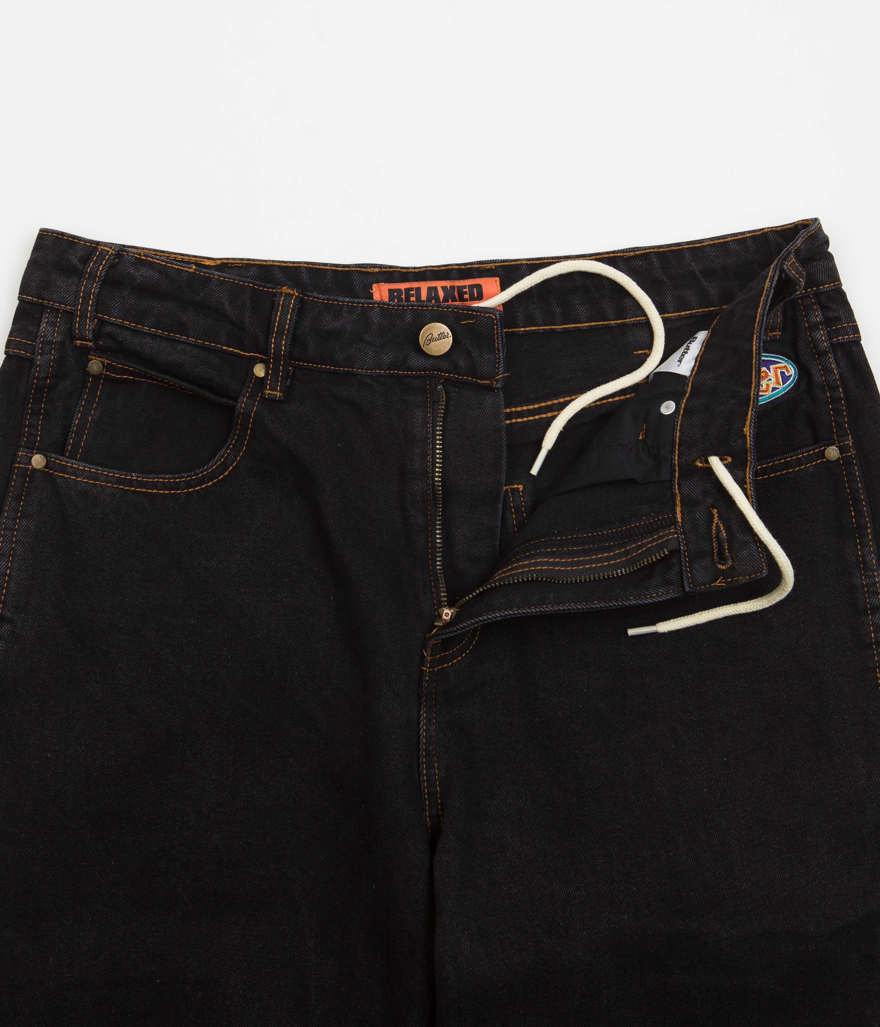 Butter Goods Scattered Jeans - Faded Black | Flatspot