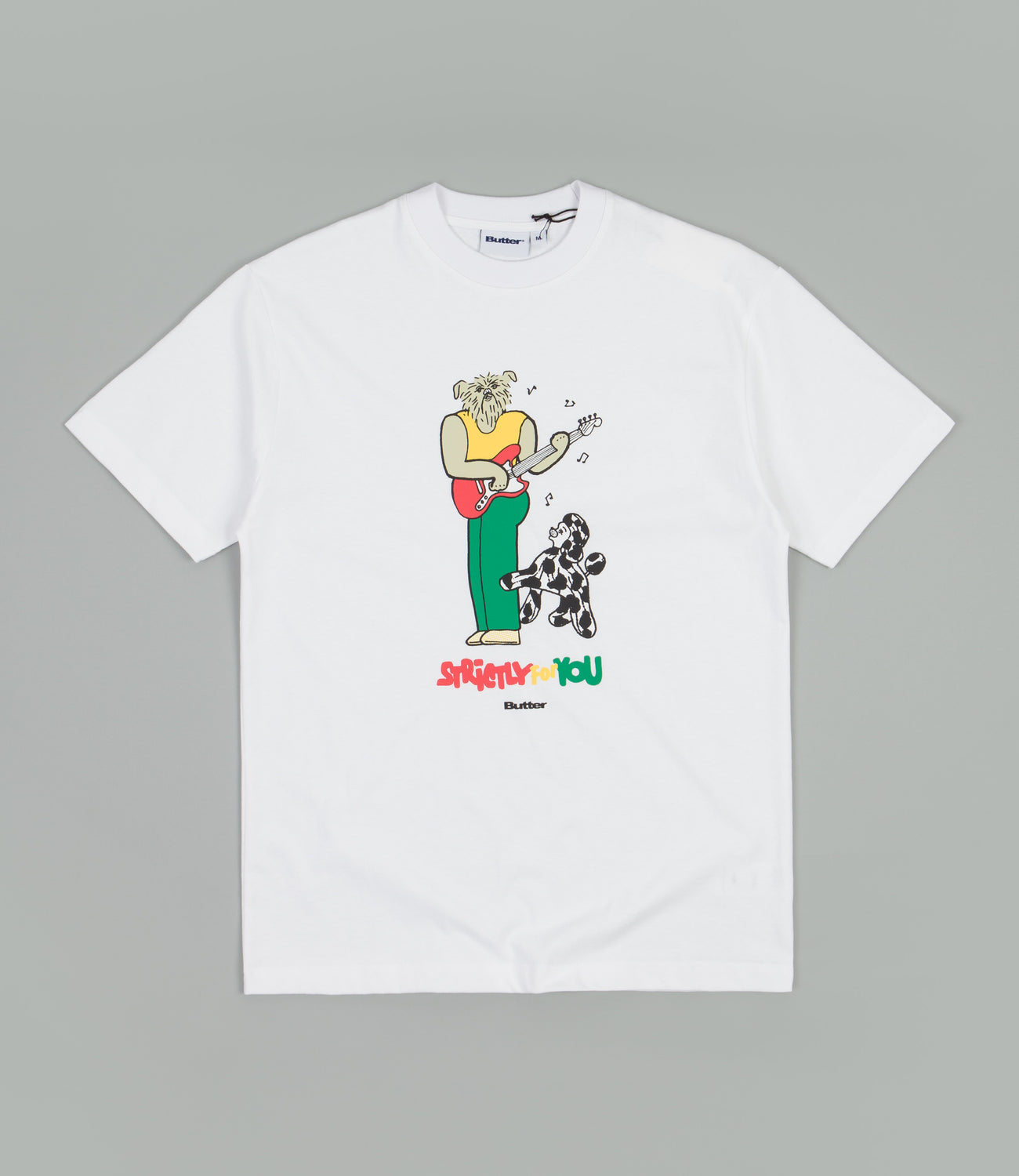 Butter Goods Strictly For You T-Shirt - White | Flatspot