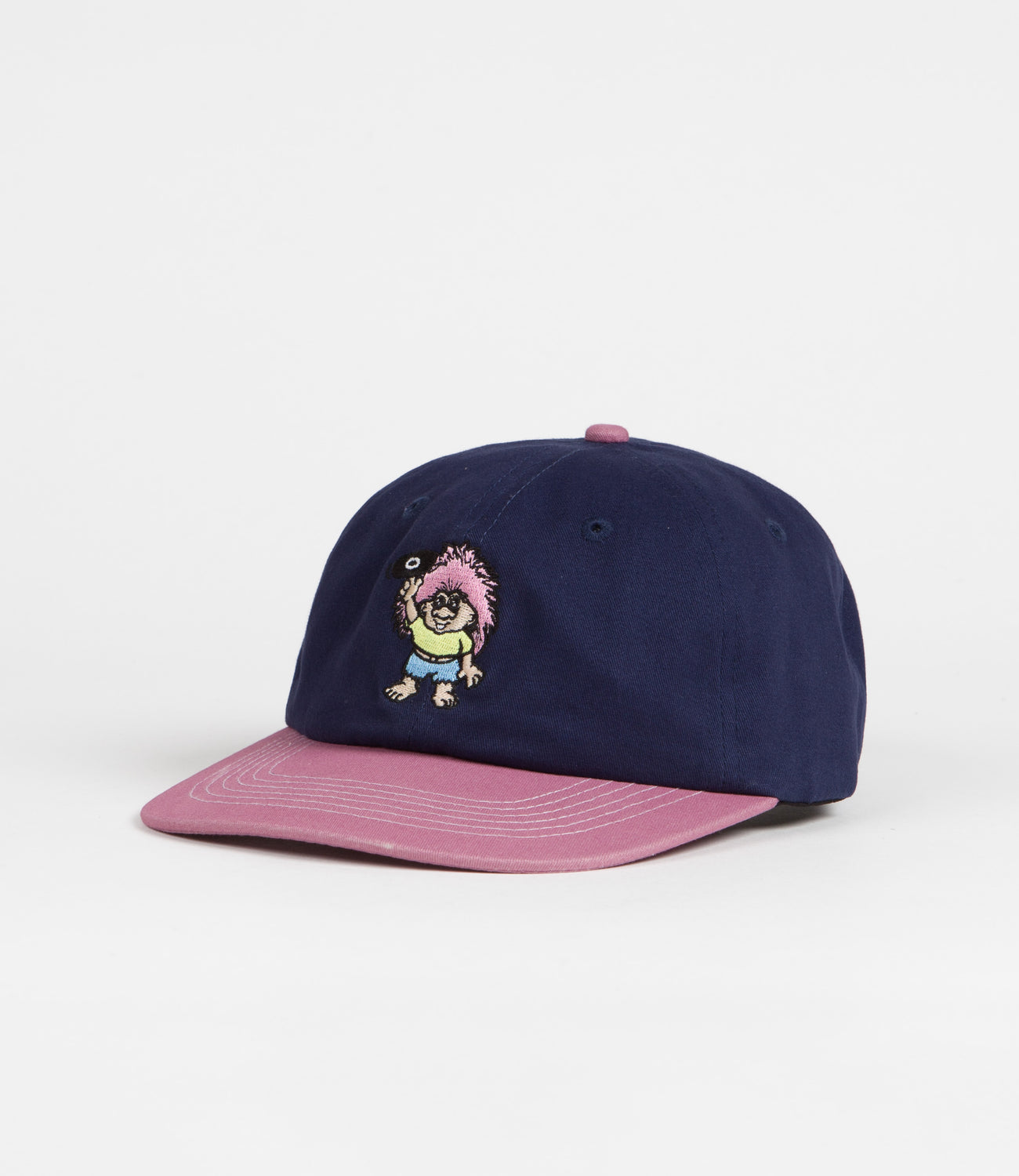 Butter Goods Troll Cap - Navy / Pink | Flatspot