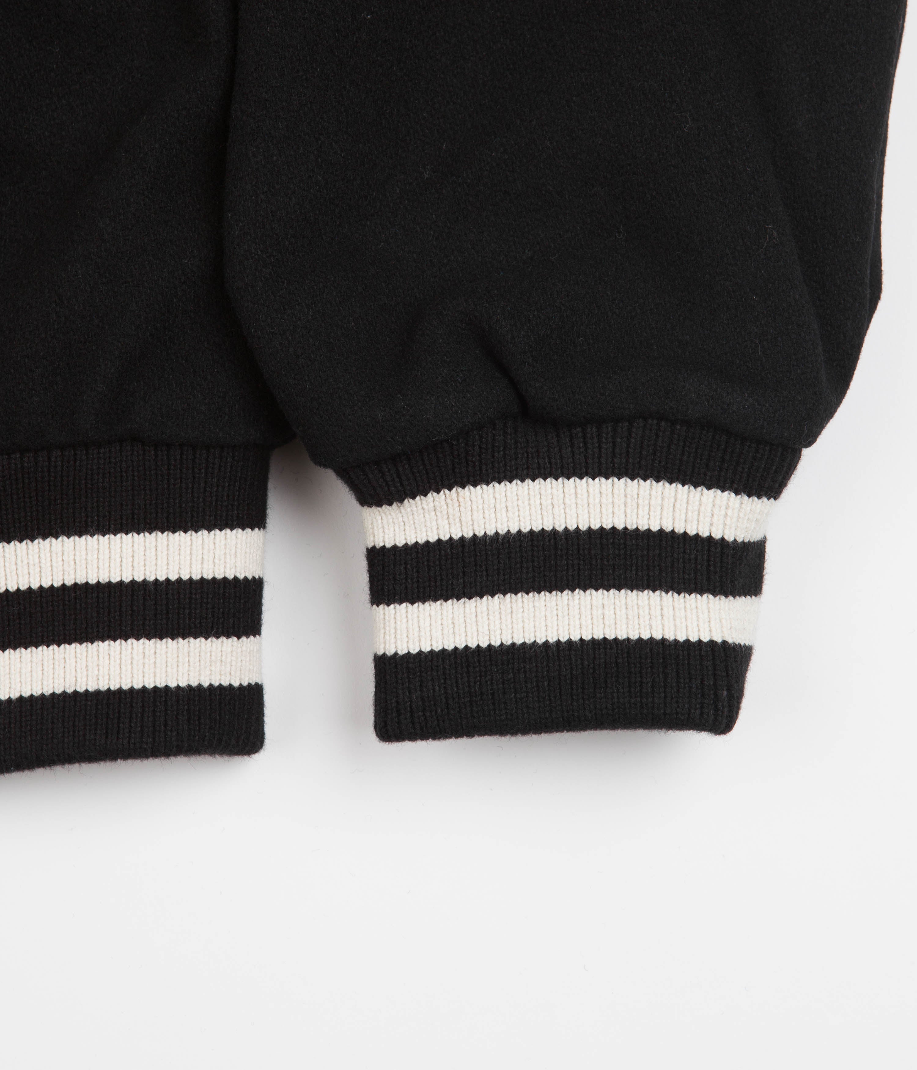 by Parra Cloudy Star Varsity Jacket - Black | Flatspot