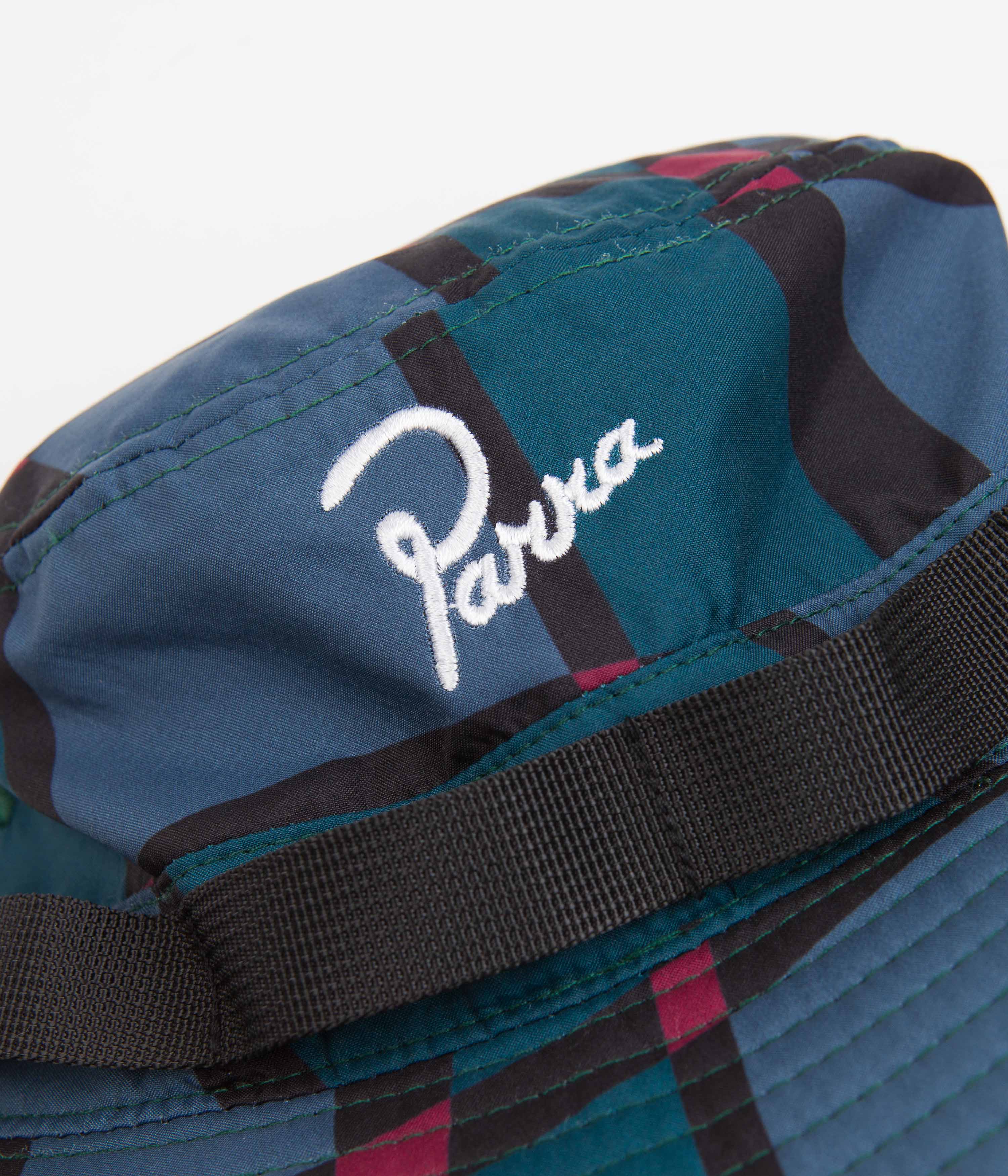by Parra Squared Waves Pattern Safari Hat - Multi | Flatspot