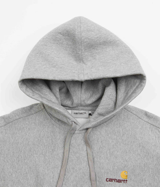 Carhartt American Script Hoodie - Grey Heather | Flatspot