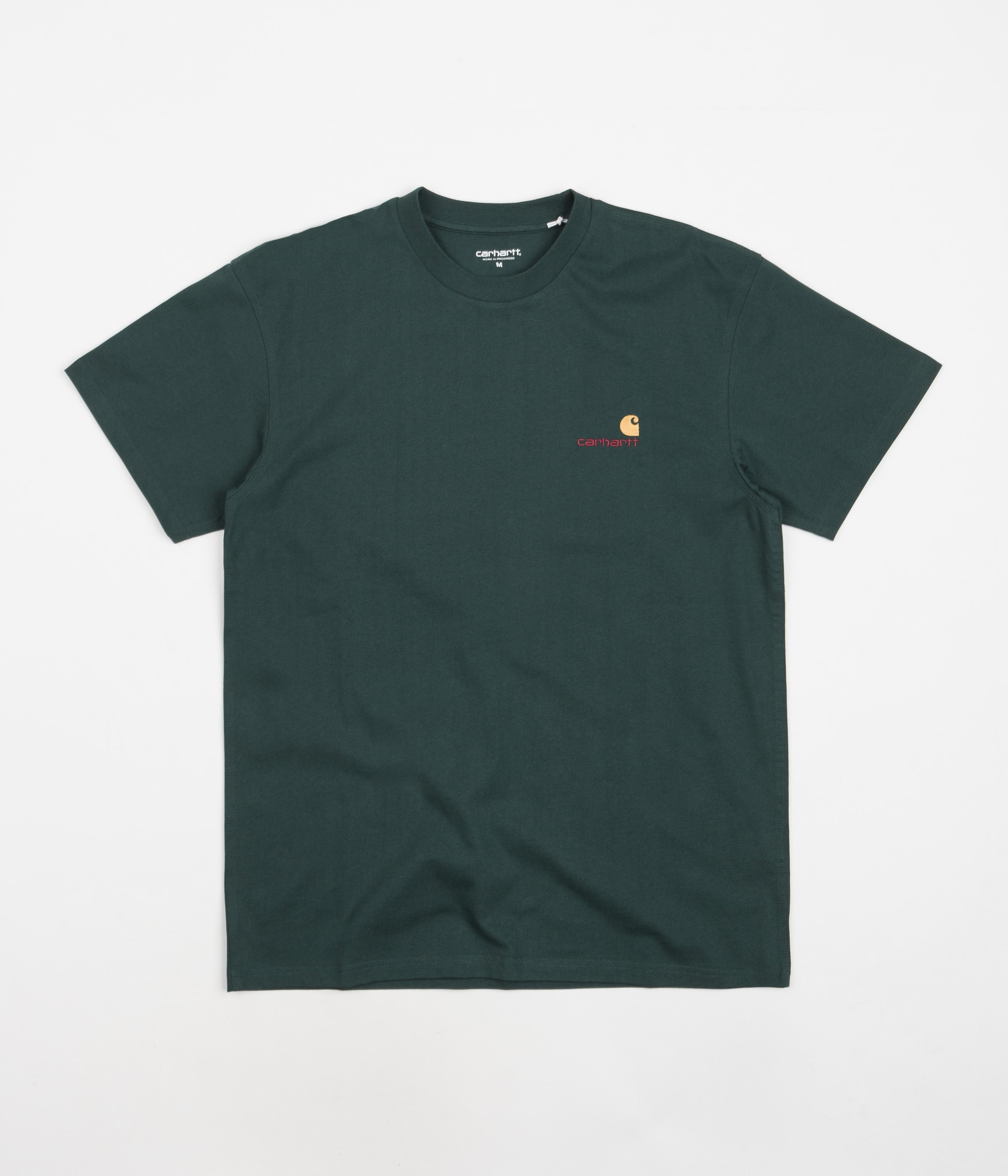 Carhartt American Script T Shirt Botanic Flatspot