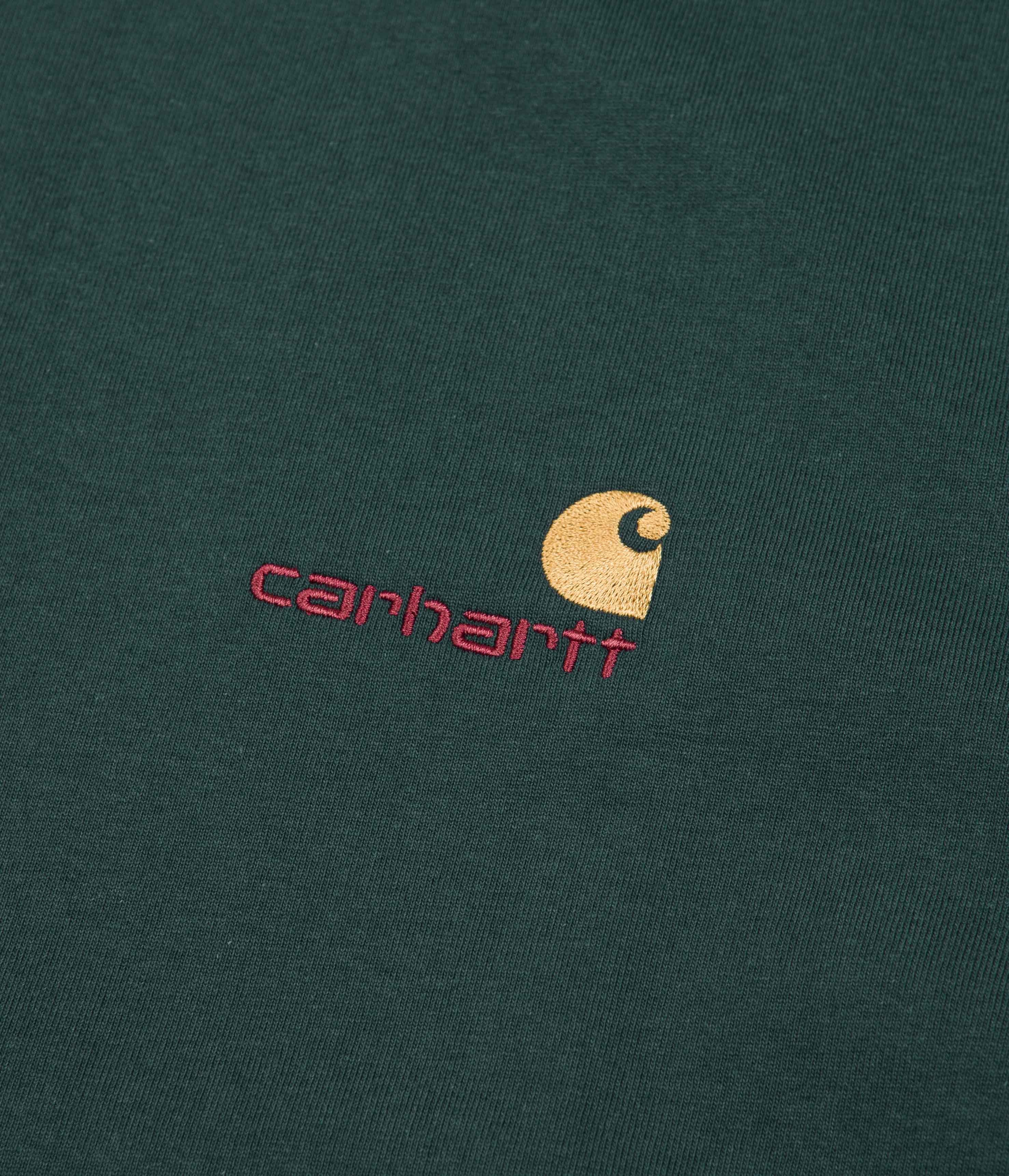 Carhartt American Script T Shirt Botanic Flatspot