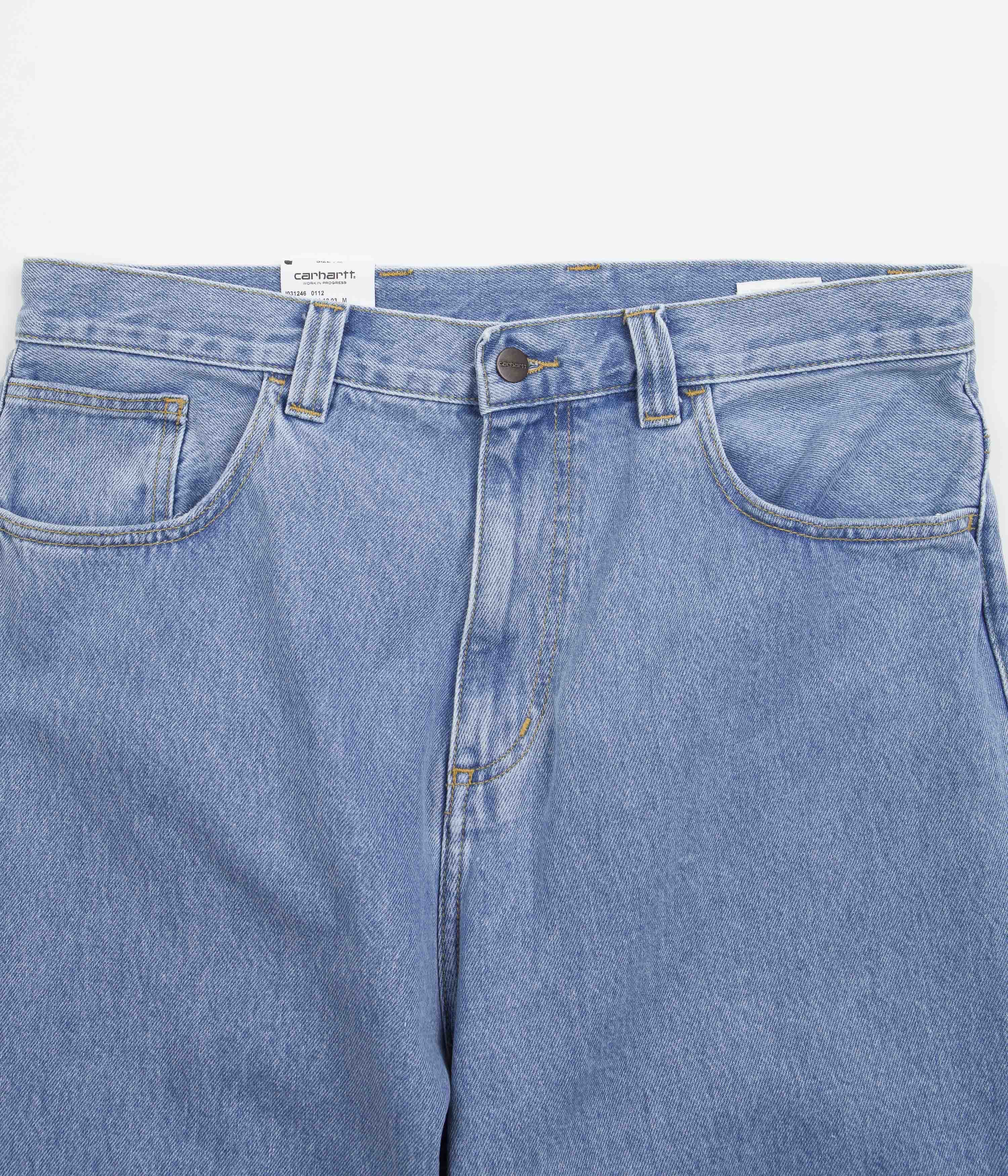 Carhartt Brandon Denim Pants - Blue Stone Bleach | Flatspot