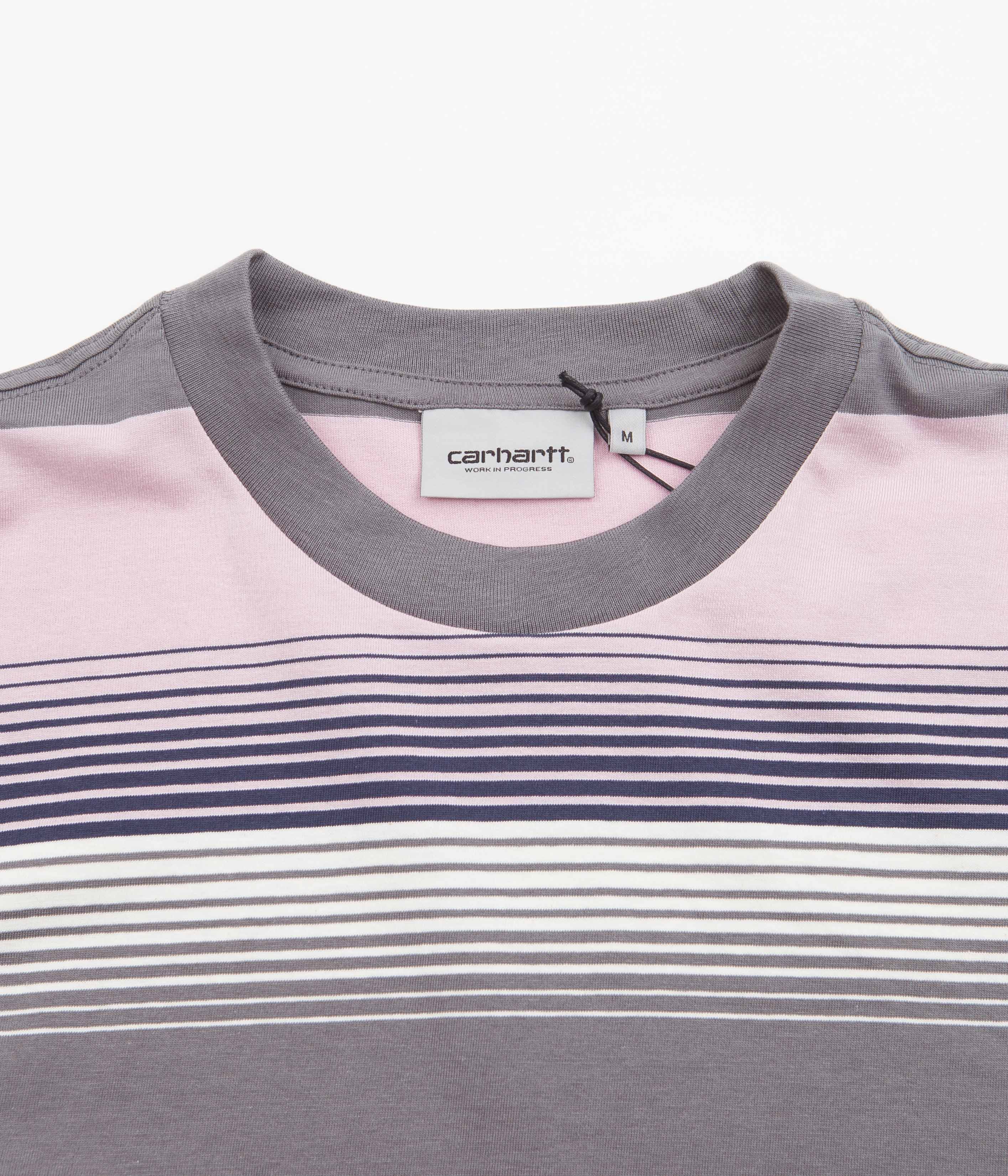 Carhartt Hanmore T-Shirt - Hanmore Stripe / Shiver | Flatspot