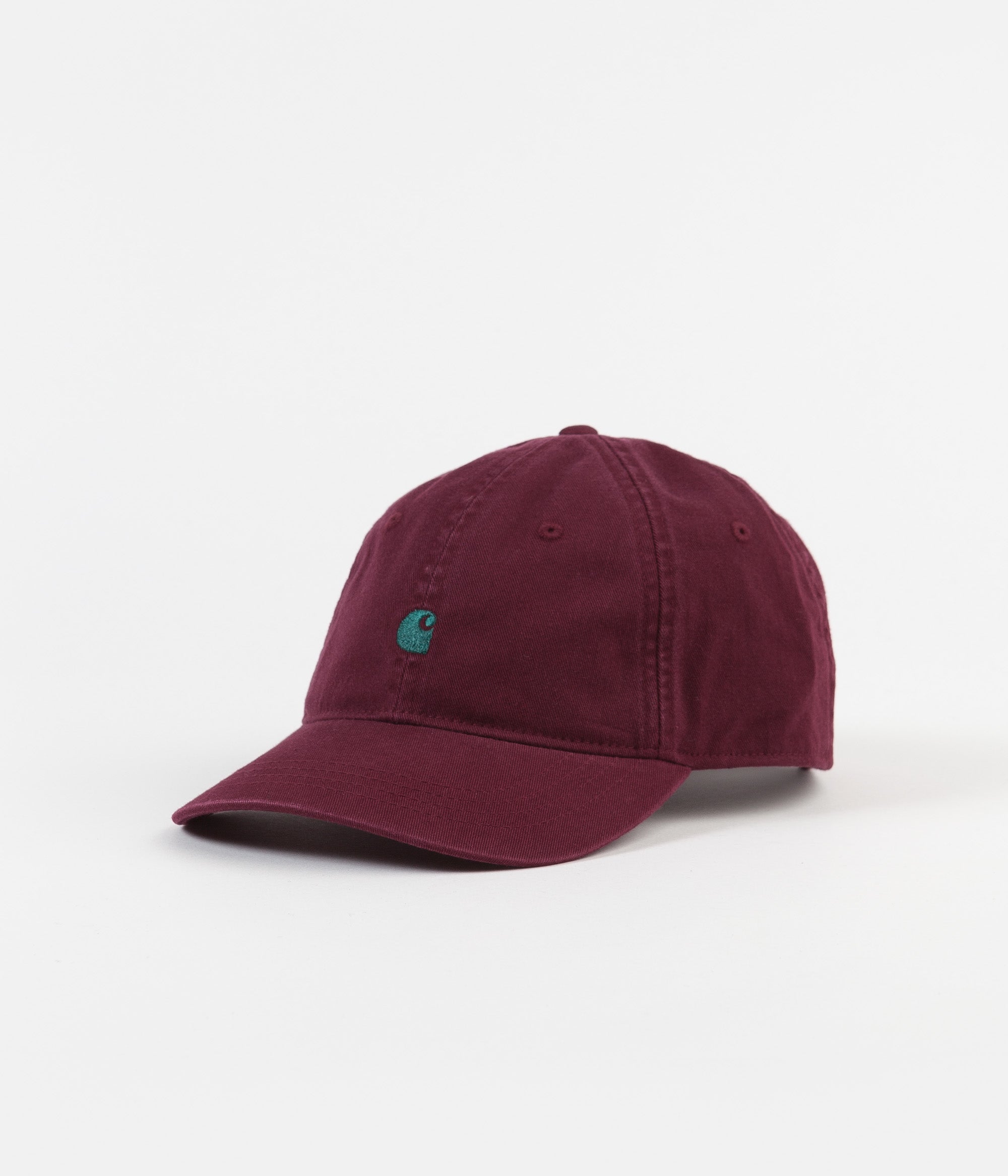 Carhartt Madison Logo Cap - Merlot / Dark Fir | Flatspot