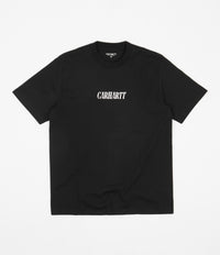 Carhartt Multi Star Script T-Shirt - Black / White | Flatspot