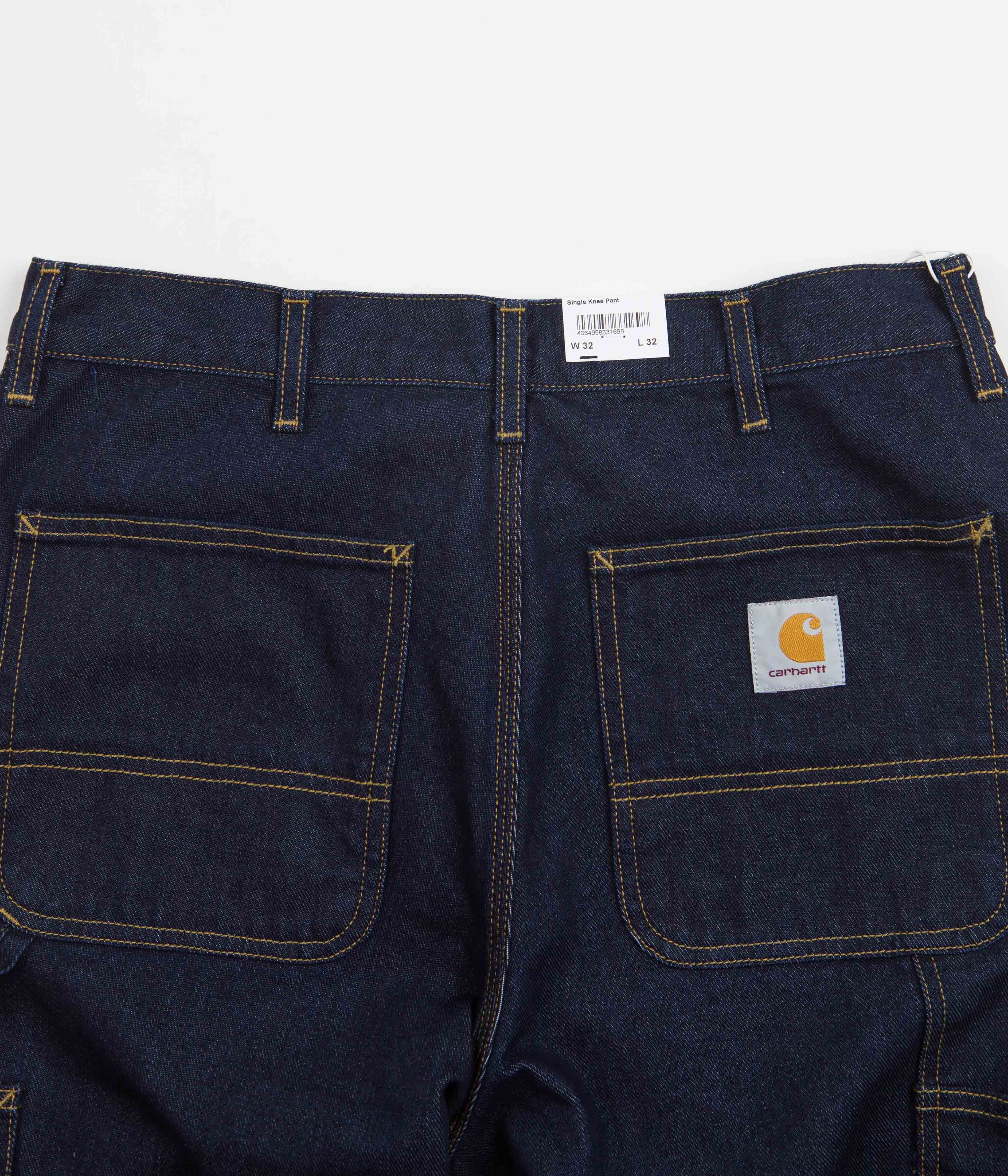 Carhartt Single Knee Denim Pants - Washed Blue | Flatspot
