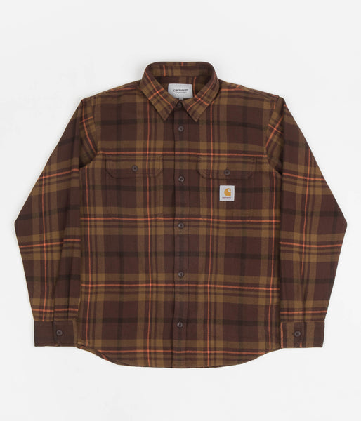 Carhartt Wallace Shirt - Wallace Check / Ale | Flatspot