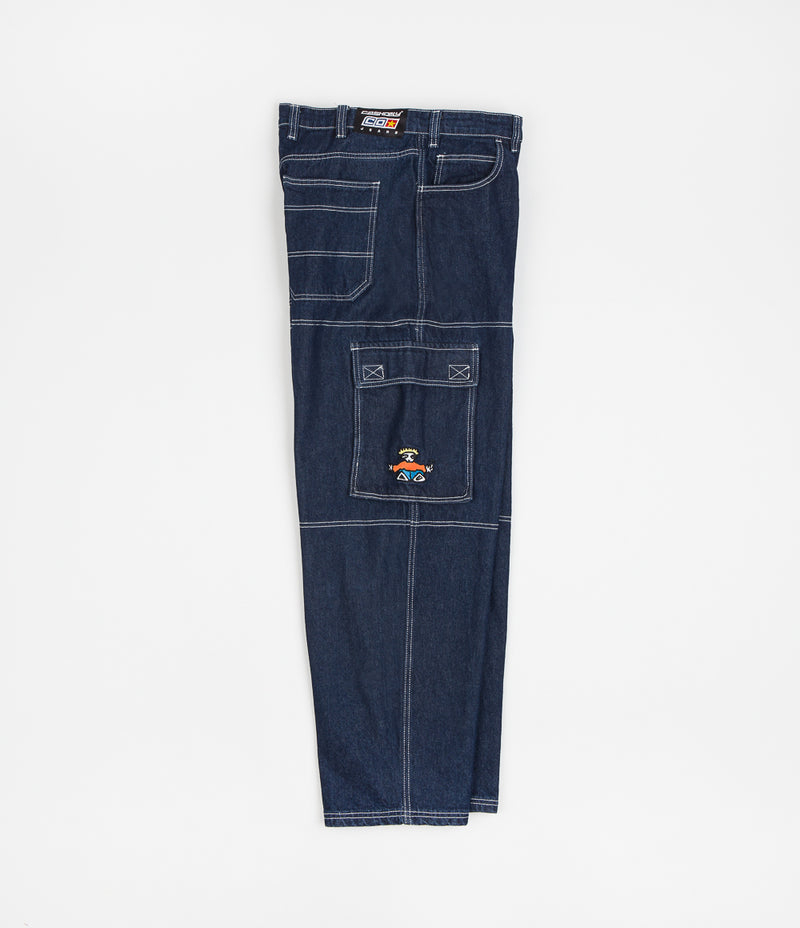 Cash Only Aleka Cargo Jeans - Dark Indigo | flatspot