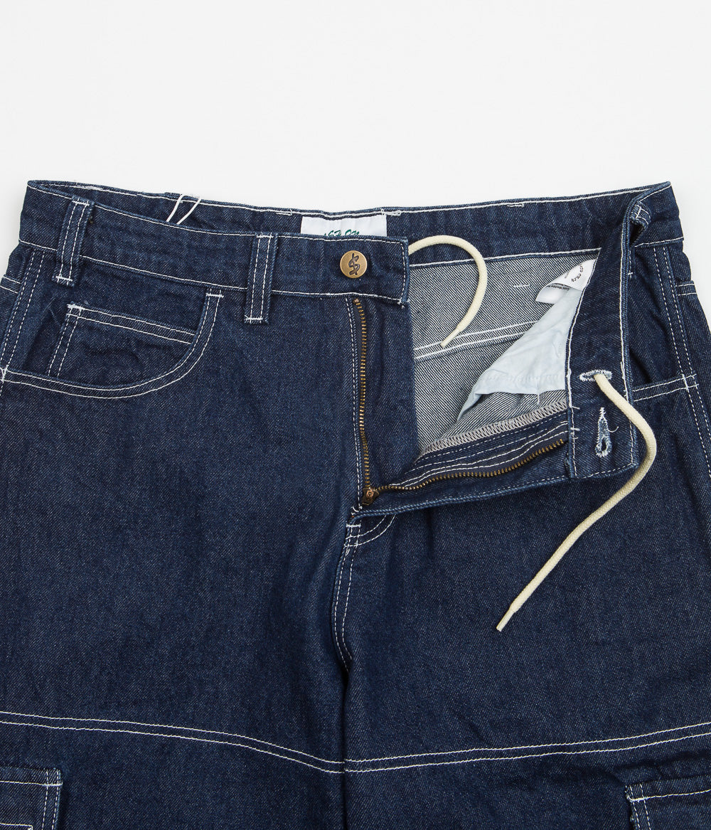 Cash Only Aleka Cargo Jeans - Dark Indigo | Flatspot