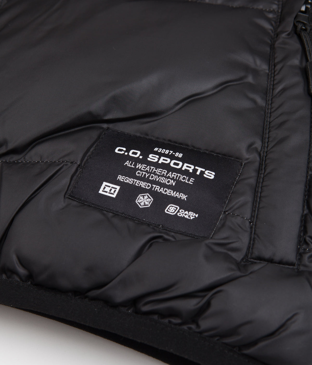 Cash Only Puffer Jacket - Black | Flatspot