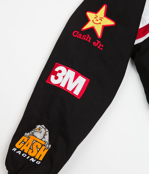 Cash Only Racing Jacket - White / Black | Flatspot