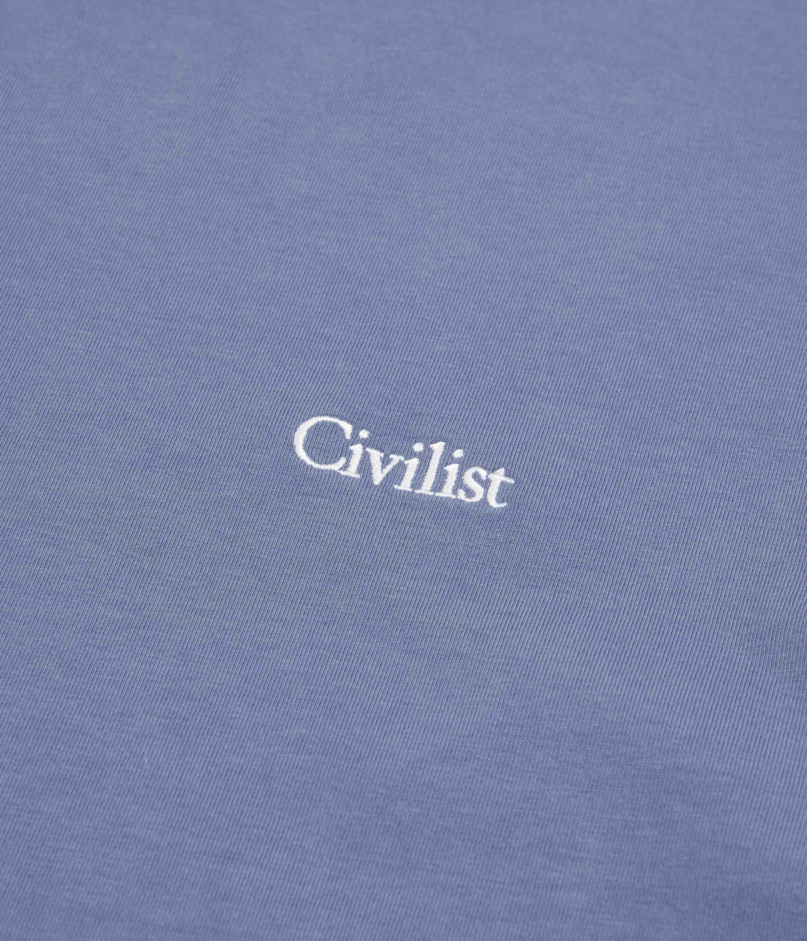 Civilist Mini Logo T-Shirt - Faded Navy | Flatspot