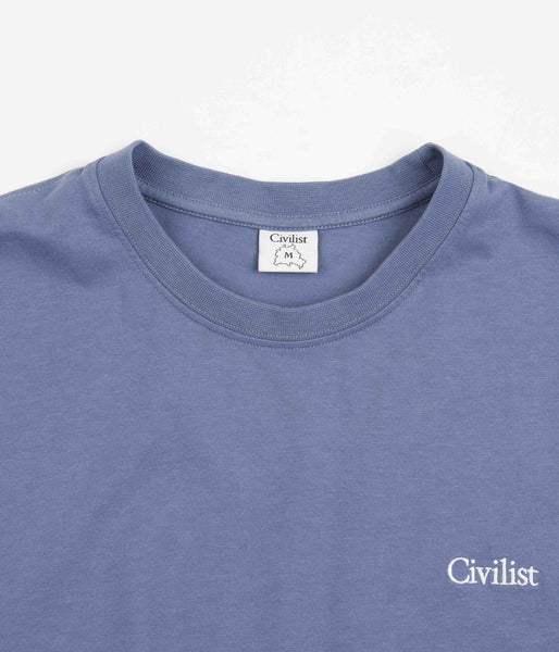 Civilist Mini Logo T-Shirt - Faded Navy | Flatspot