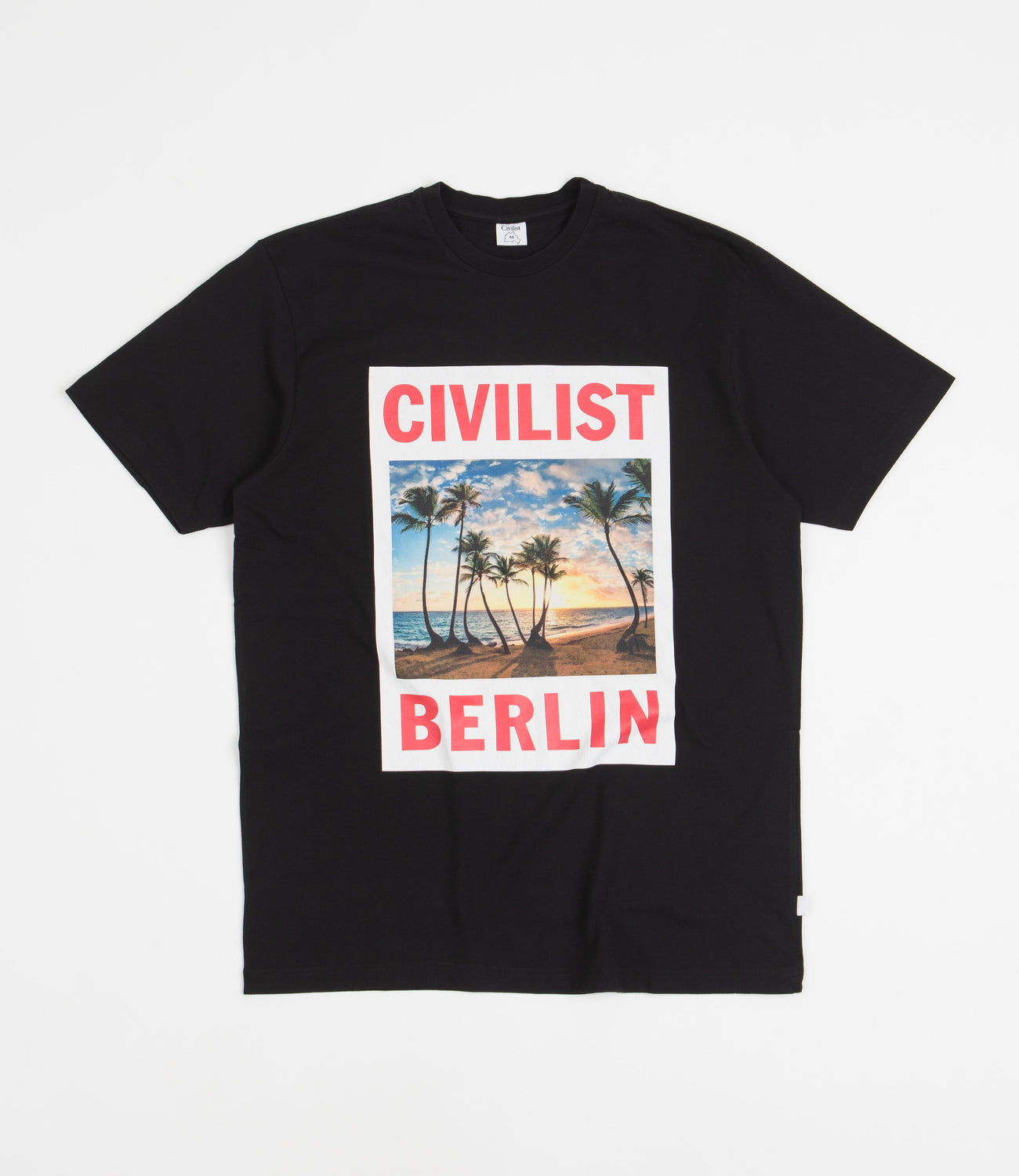 Civilist Palme T-Shirt - Black | Flatspot