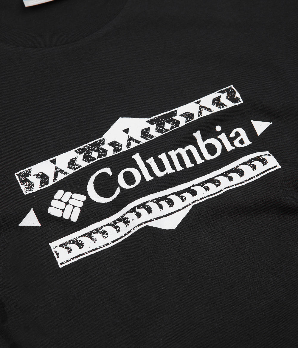 Columbia Explorers Canyon Back T-Shirt - Black / Bordered Beauty Graph ...