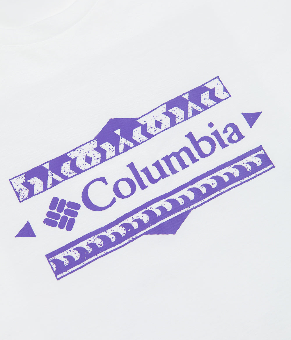 Columbia Explorers Canyon Back T-Shirt - White / Bordered Beauty Graph ...