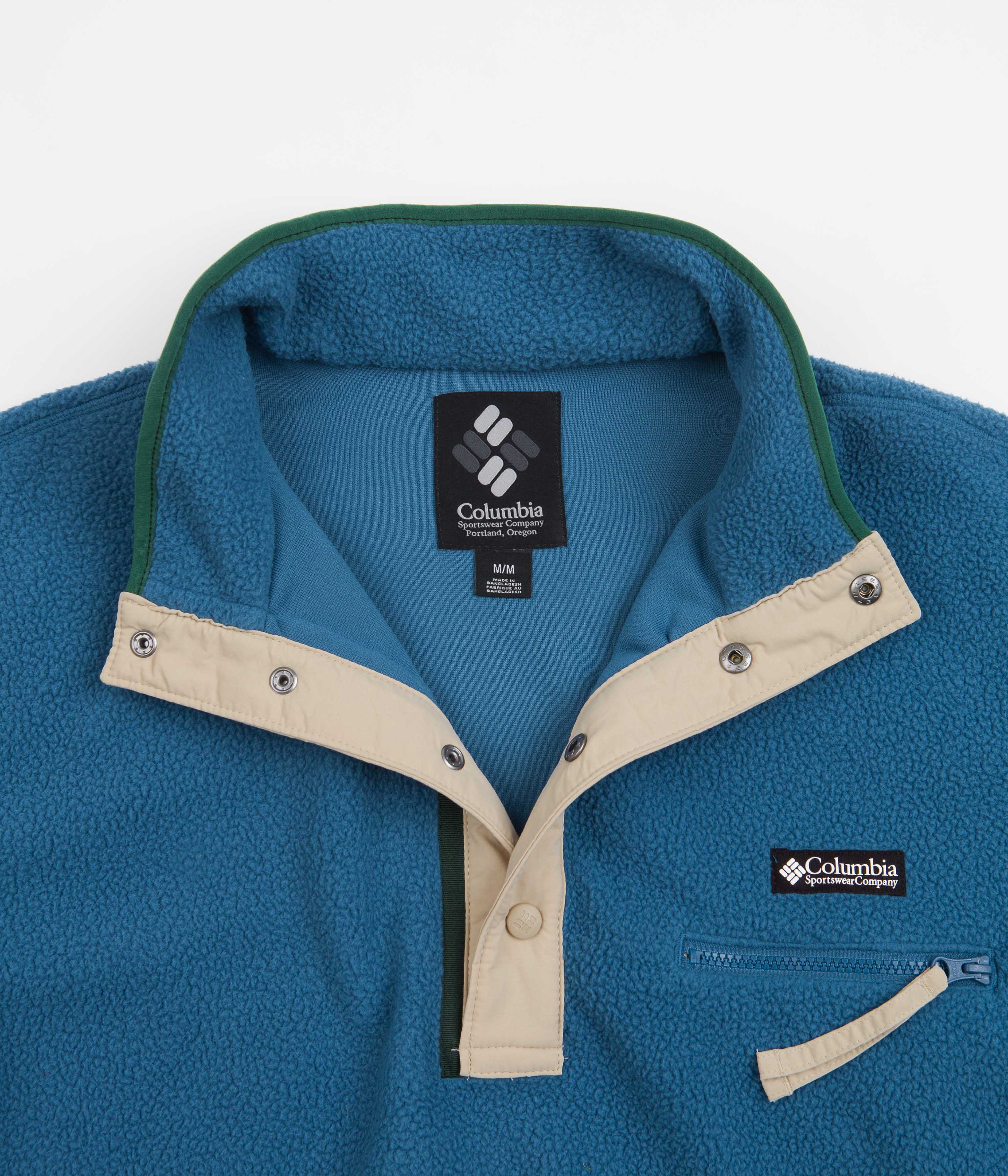 Columbia Helvetia Half Snap Fleece - Impulse Blue | Flatspot