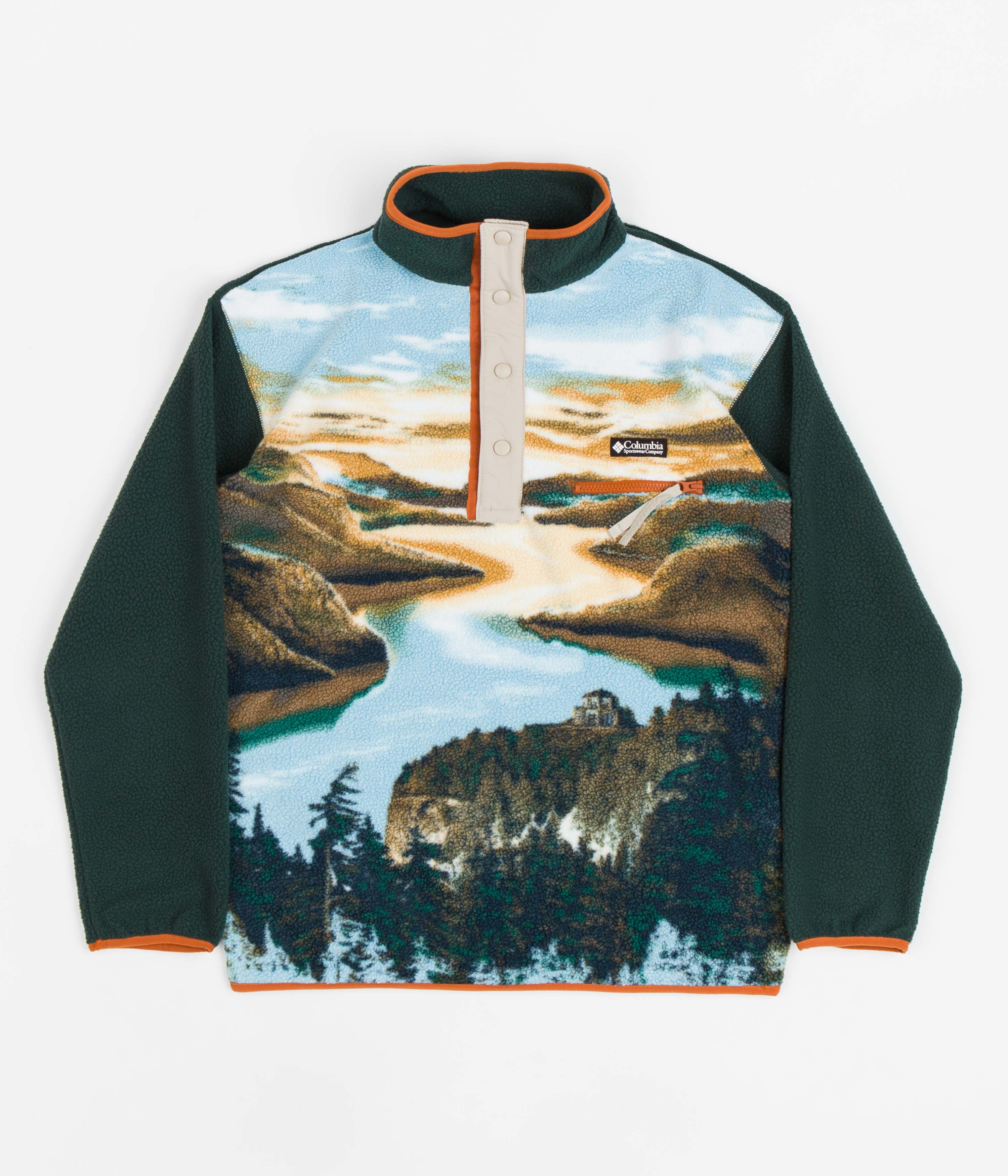 Columbia Helvetia Half Snap Fleece - Warm Copper CRG Print | Flatspot