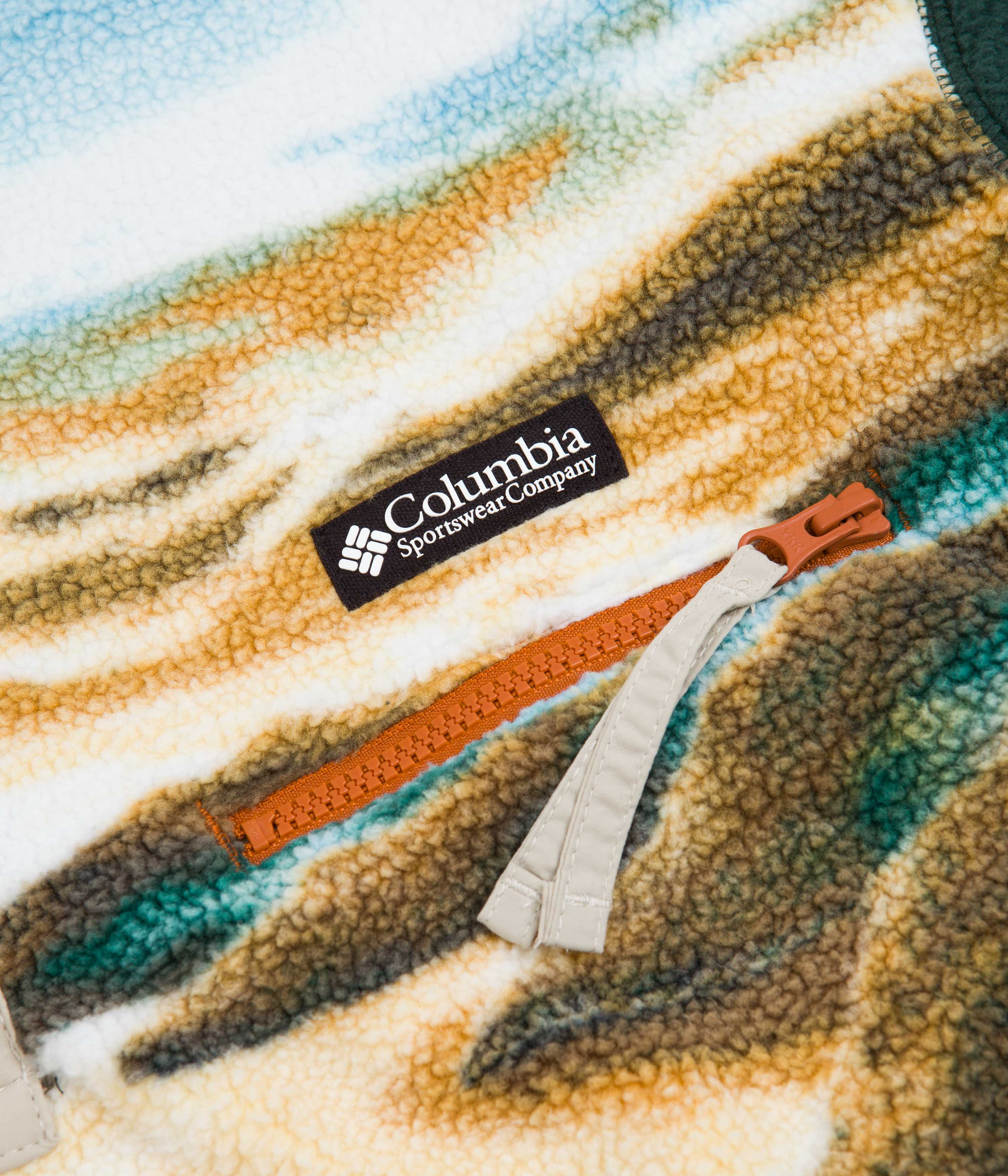 Columbia Helvetia Half Snap Fleece - Warm Copper CRG Print | Flatspot