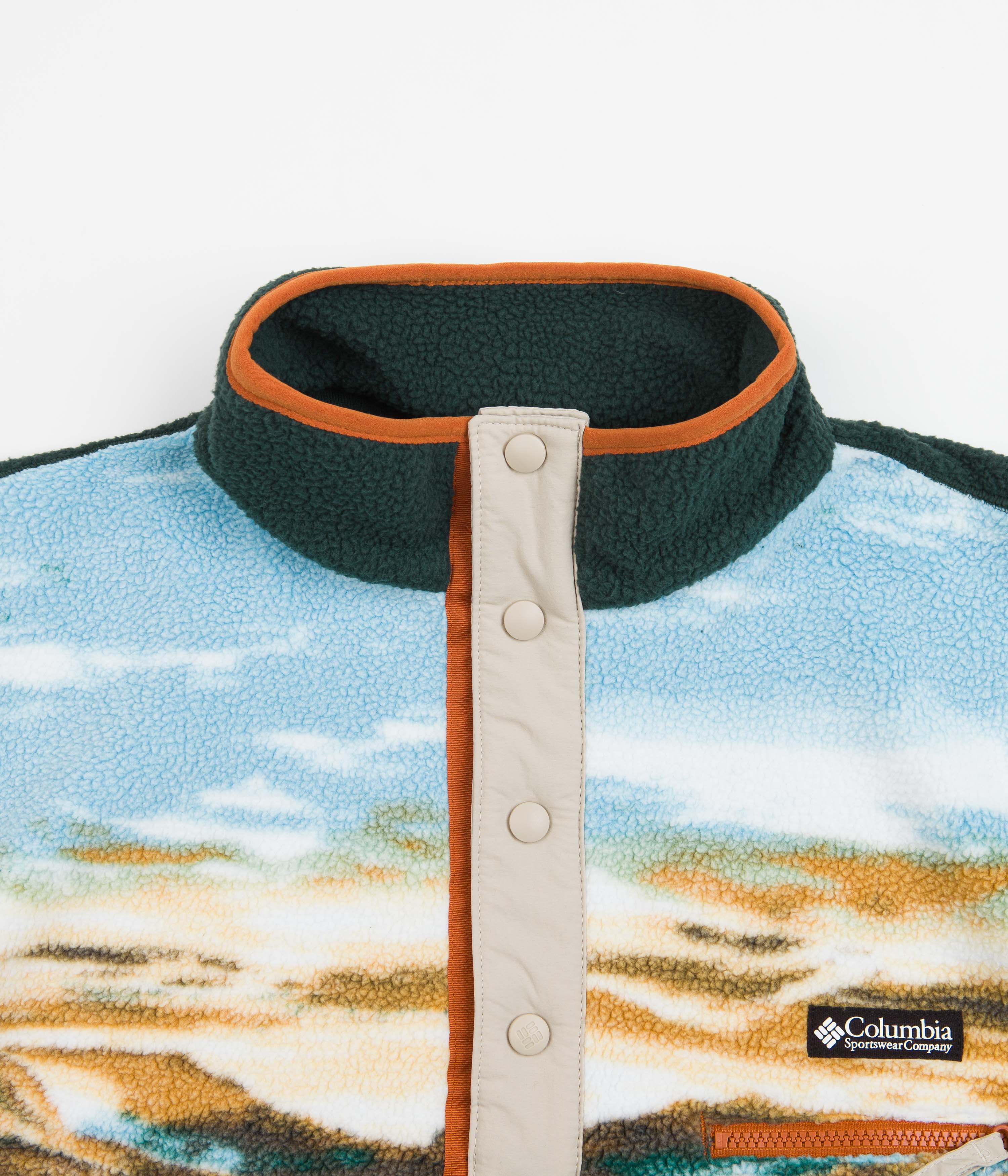 Columbia Helvetia Half Snap Fleece - Warm Copper CRG Print | Flatspot