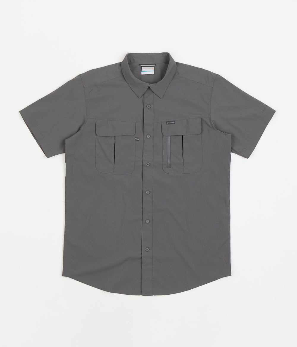 Columbia Newton Ridge II Short Sleeve Shirt - City Grey | Flatspot
