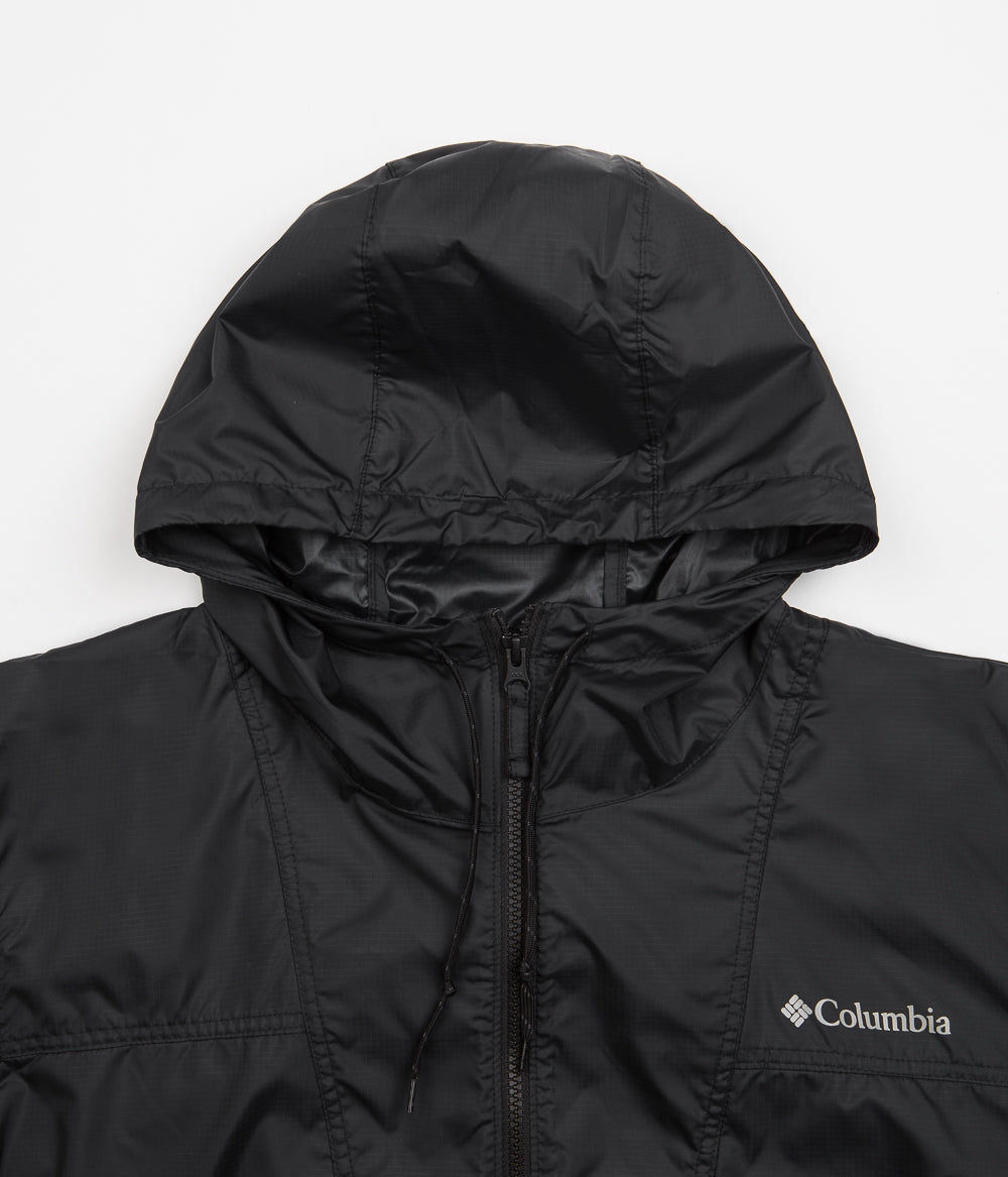 Columbia Trail Traveler Windbreaker Jacket - Black | Flatspot