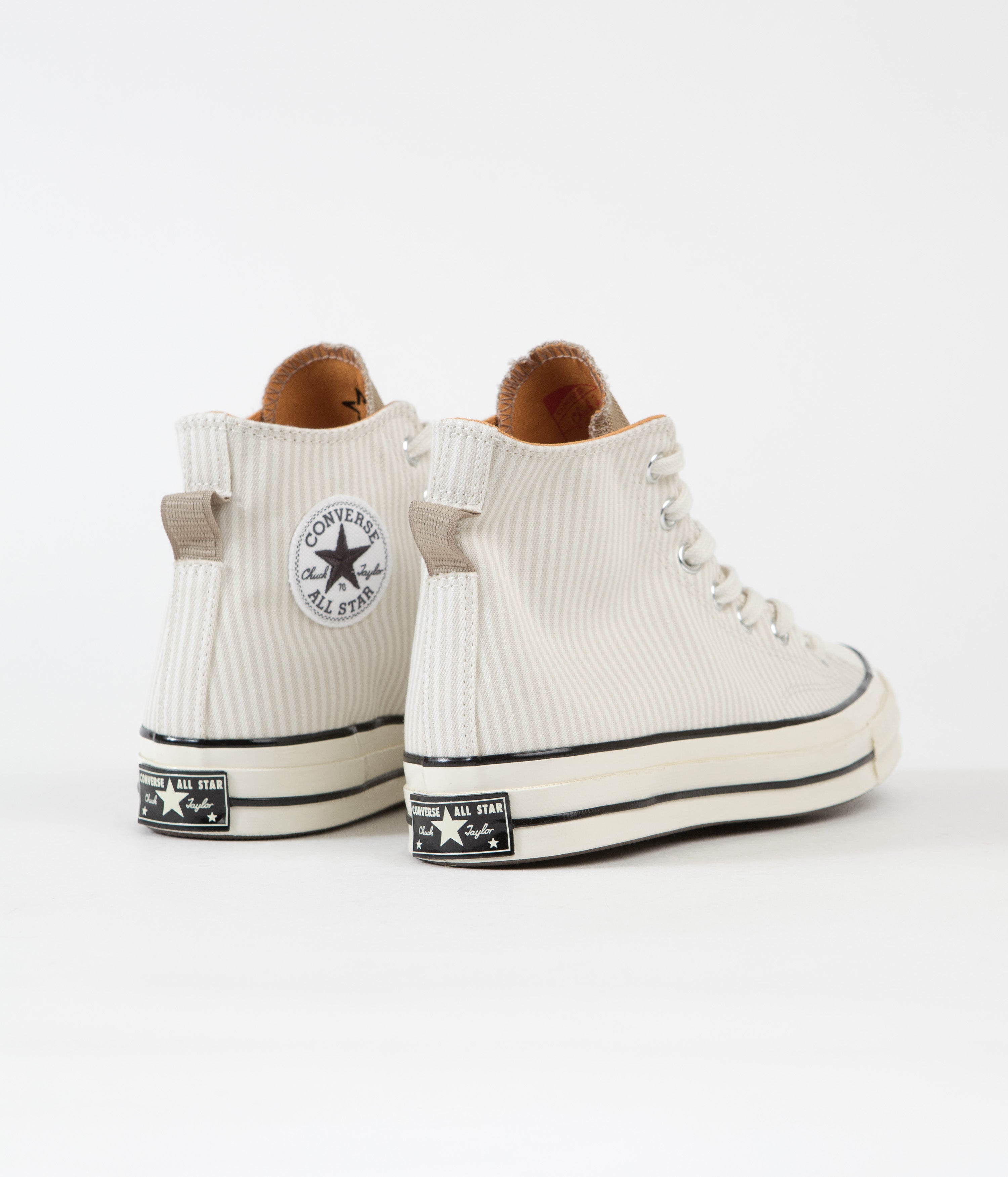 Converse CTAS 70's Hi Hickory Stripe Shoes - Desert Sand / Egret / Egr ...