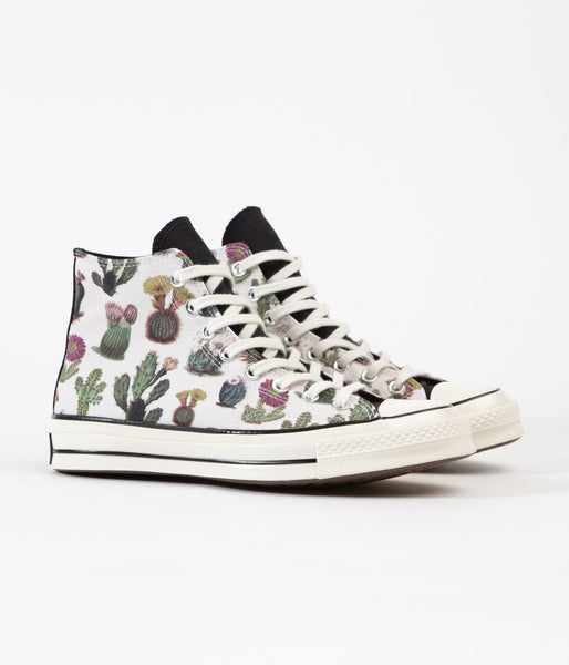 Converse CTAS 70's Hi Succulent Print Shoes - Egret / Black / Egret ...
