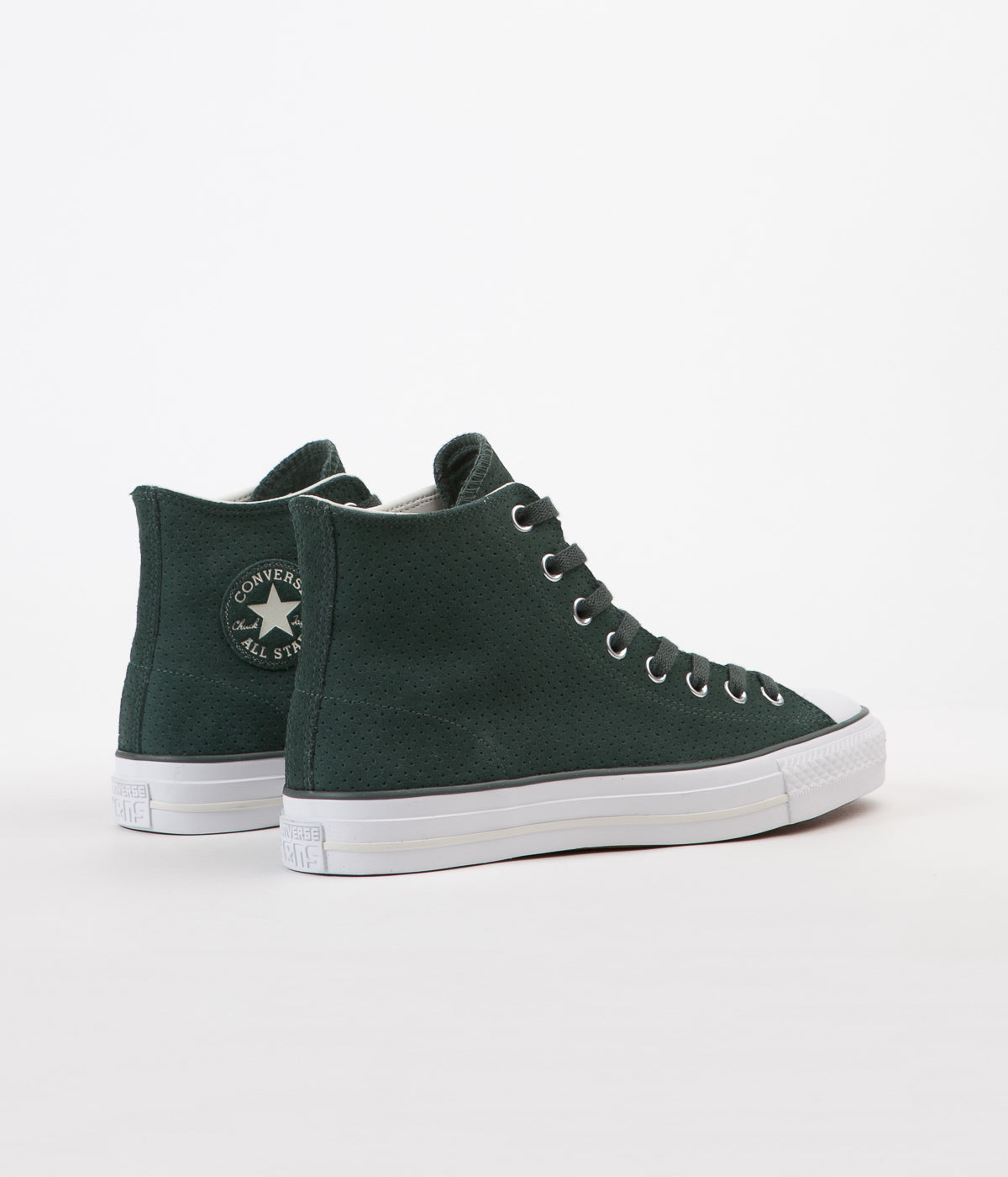 Converse Ctas Pro Hi Shoes Vintage Green Egret White Flatspot