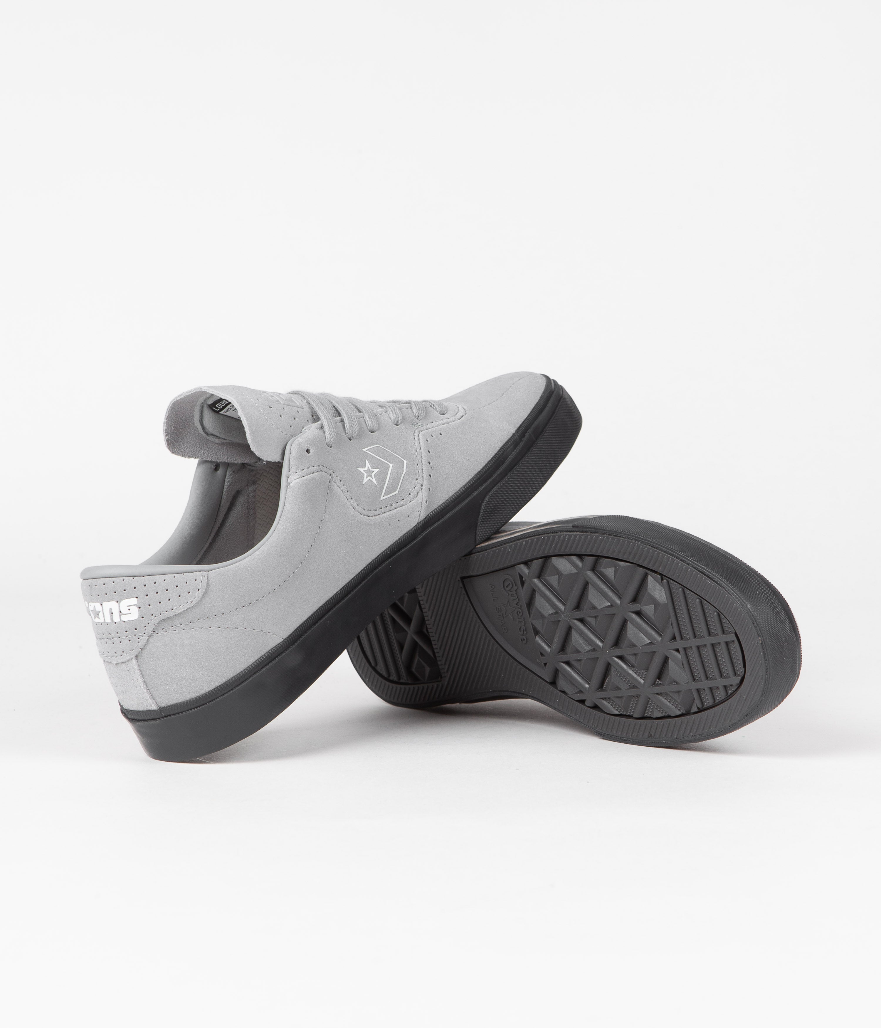 Converse Louie Lopez Pro Ox Shoes - Ash Stone / White / Dark Smoke Gre ...
