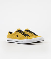 Converse One Star Ox Shoes - Bold Citron / Black / White | Flatspot