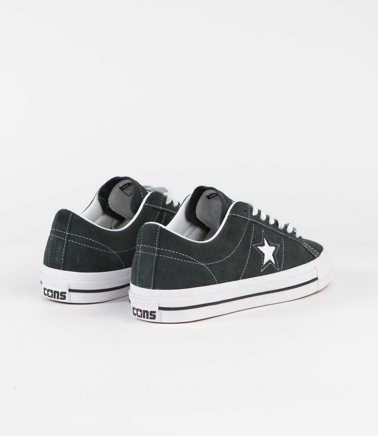 Converse One Star Pro Ox Shoes - Seaweed / Black / White | Flatspot