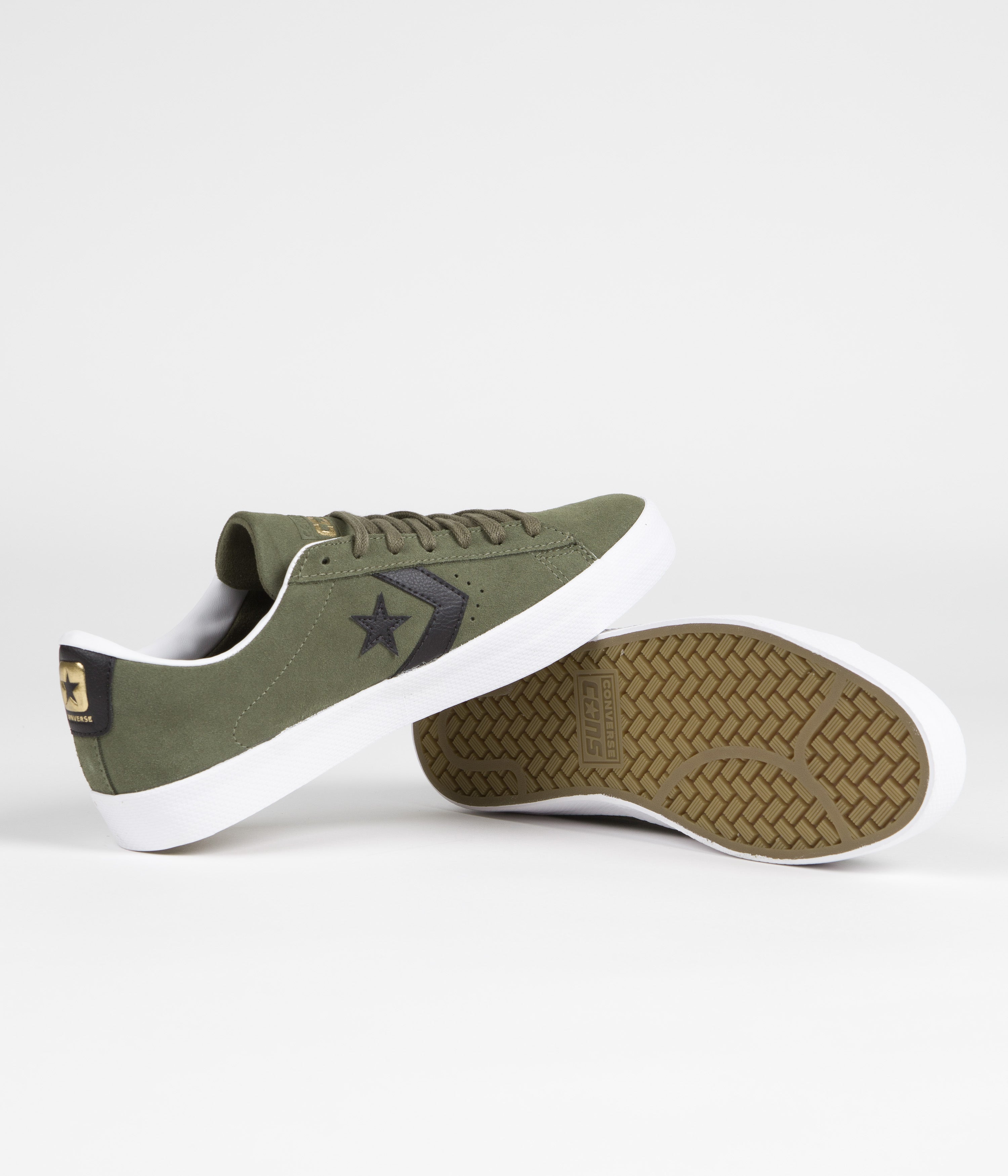 Converse Pro Leather Vulcanized Pro Ox Shoes - Utility / Black / White ...