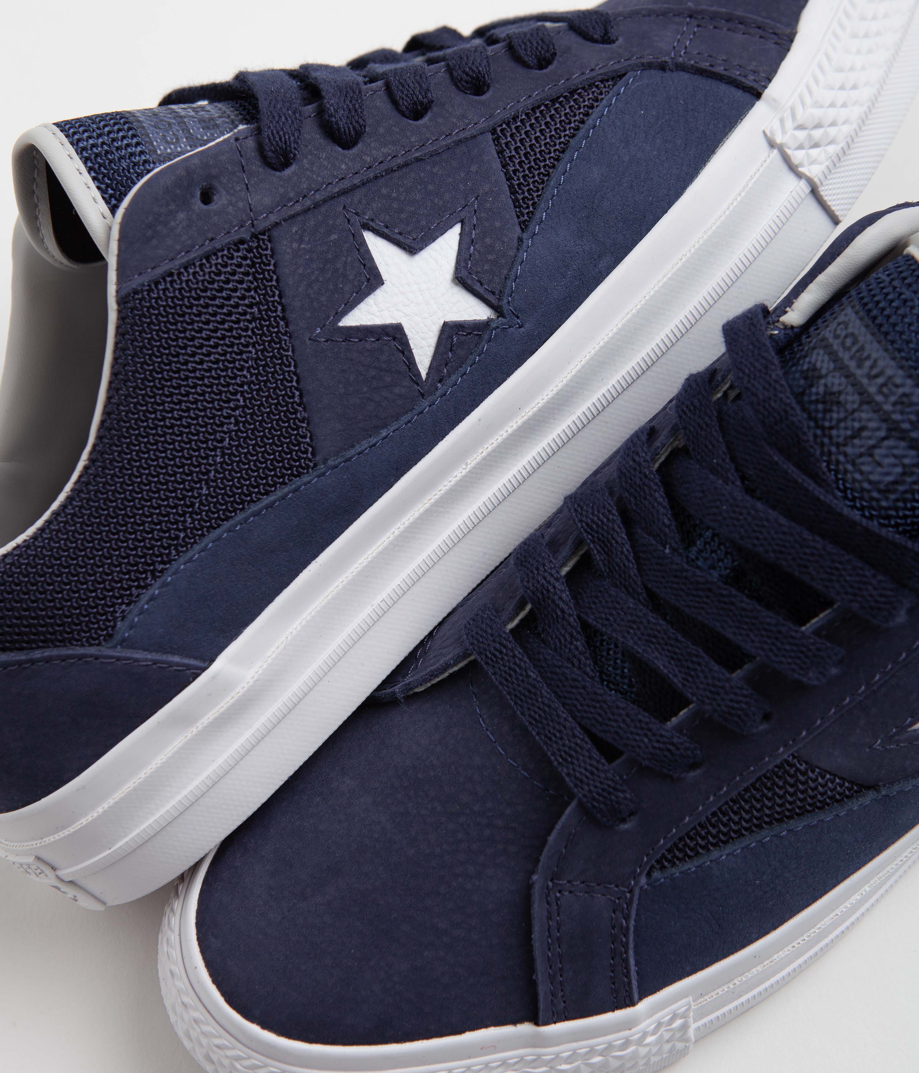 Converse x Alltimers One Star Pro Ox Shoes - Midnight Navy / Navy ...