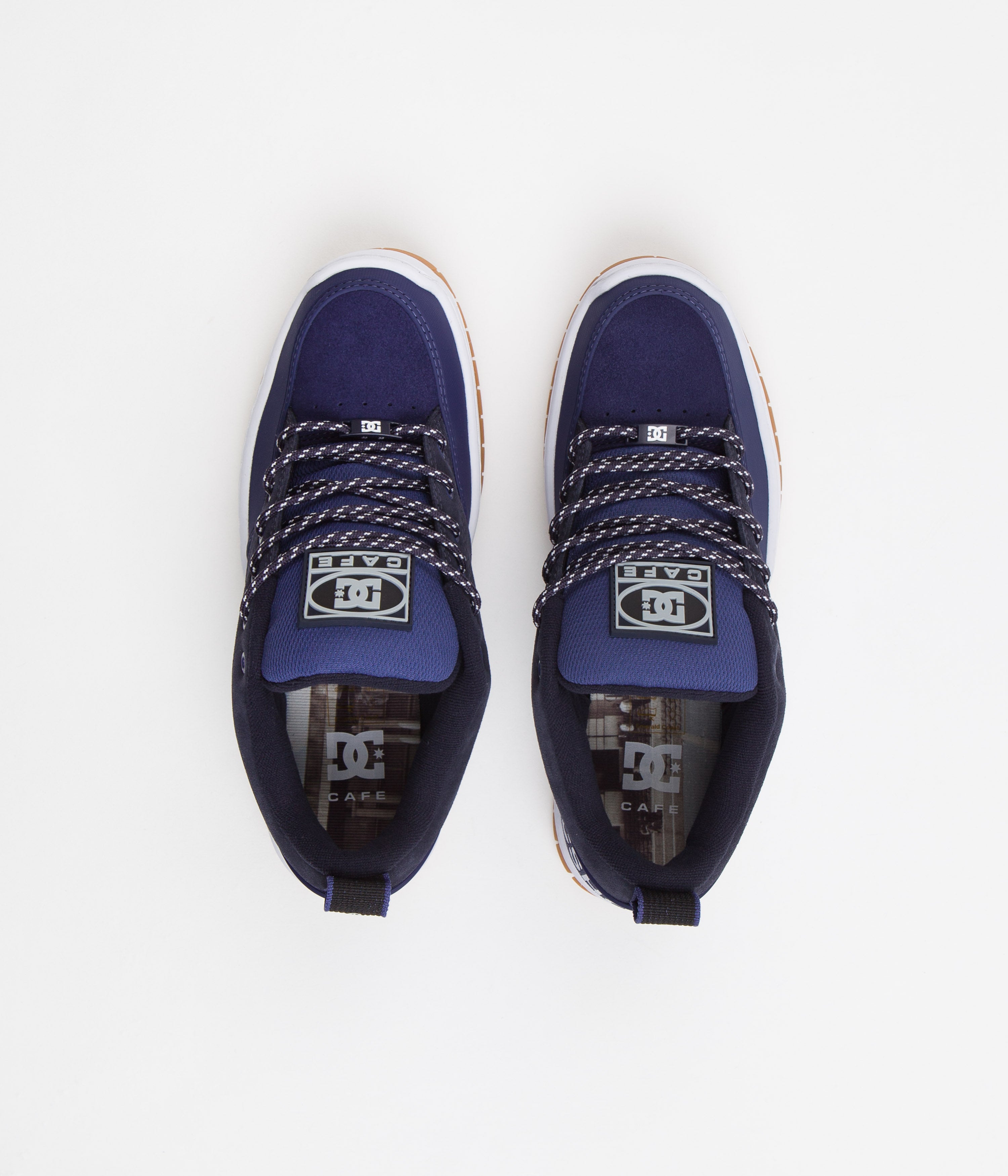 DC x Skateboard Cafe Clocker 2 Shoes - Navy | Flatspot