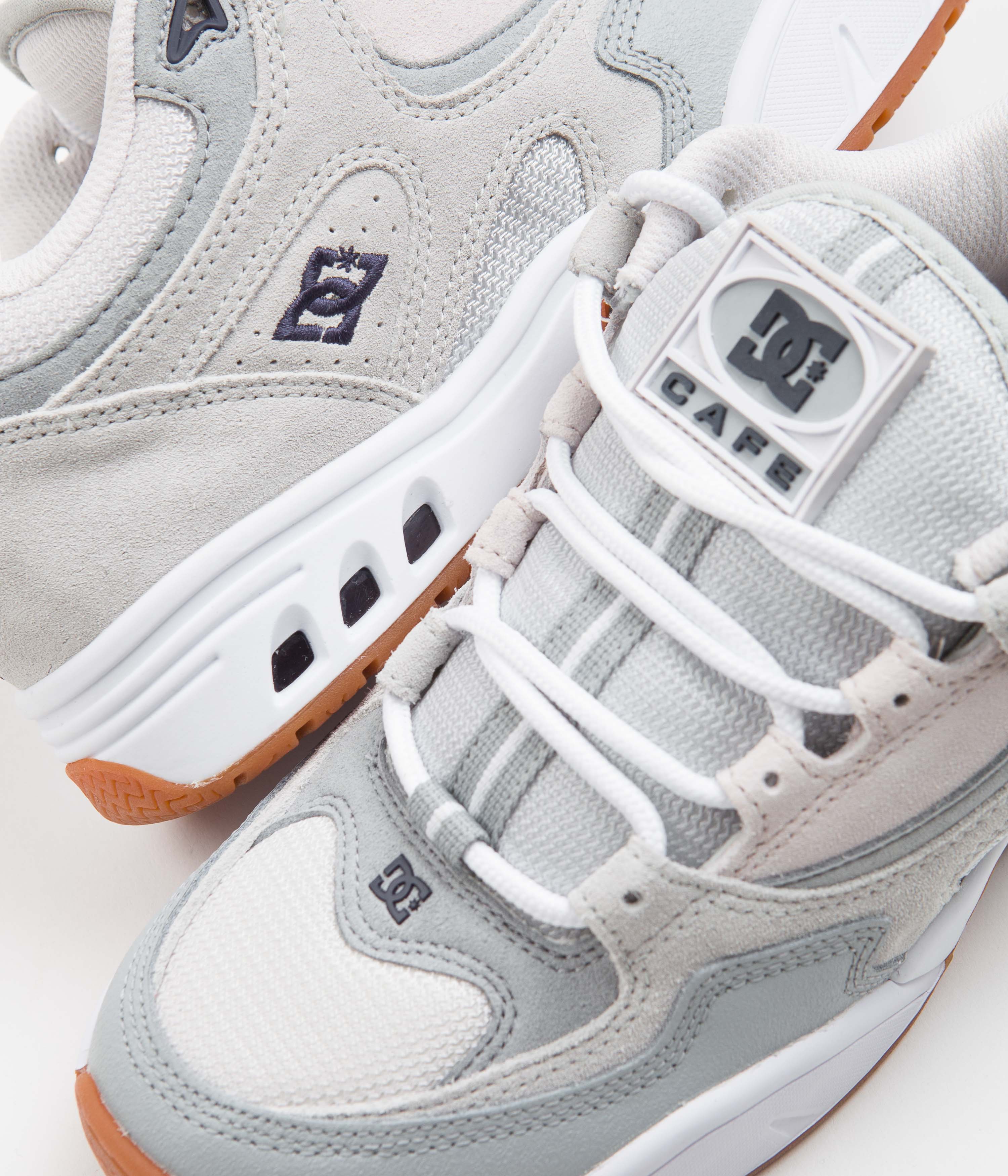 DC x Skateboard Cafe Kalis OG Shoes - Light Grey | flatspot