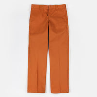 Dickies 873 Slim Straight Work Trousers - Rust | Flatspot