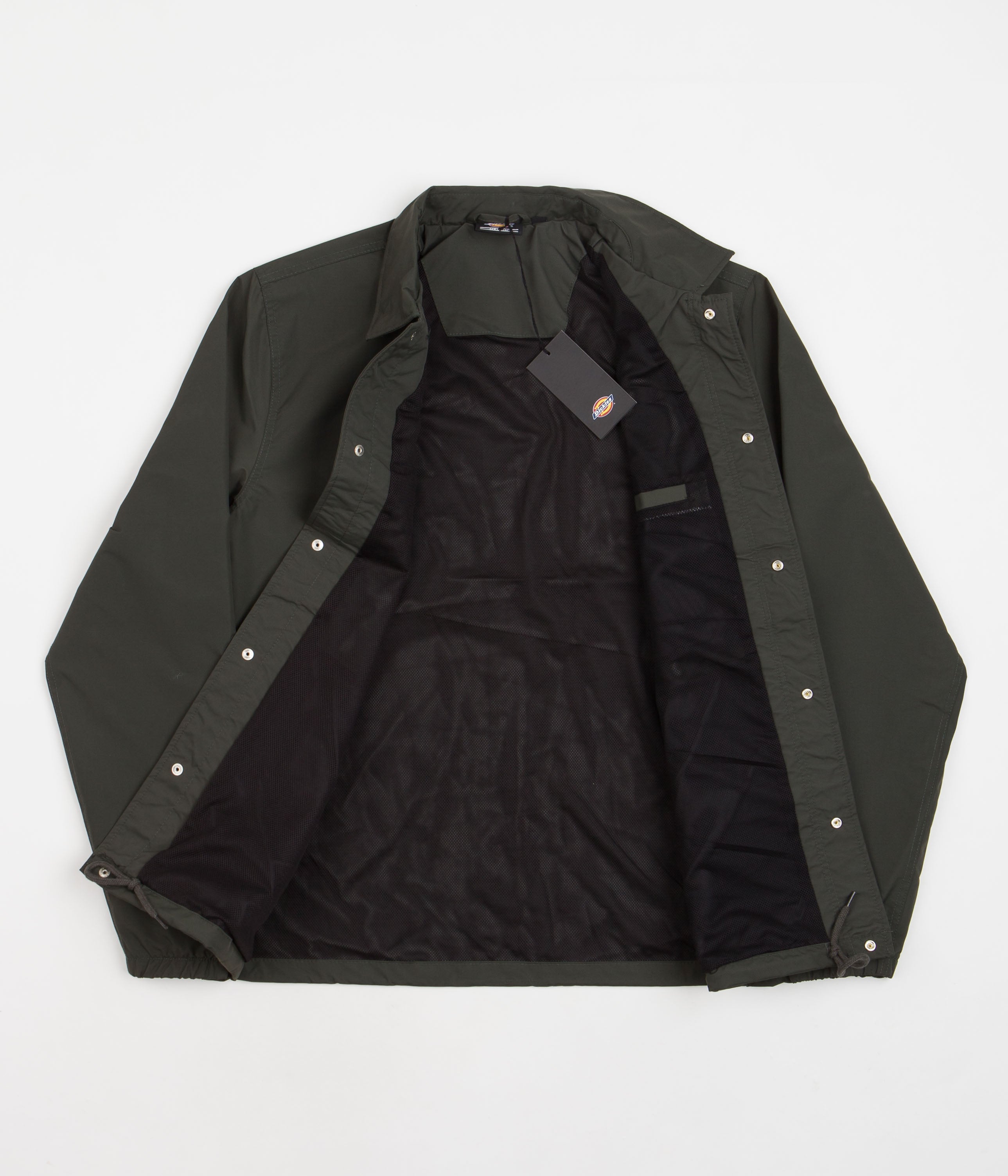 Dickies Oakport Coach Jacket - Olive Green | Flatspot