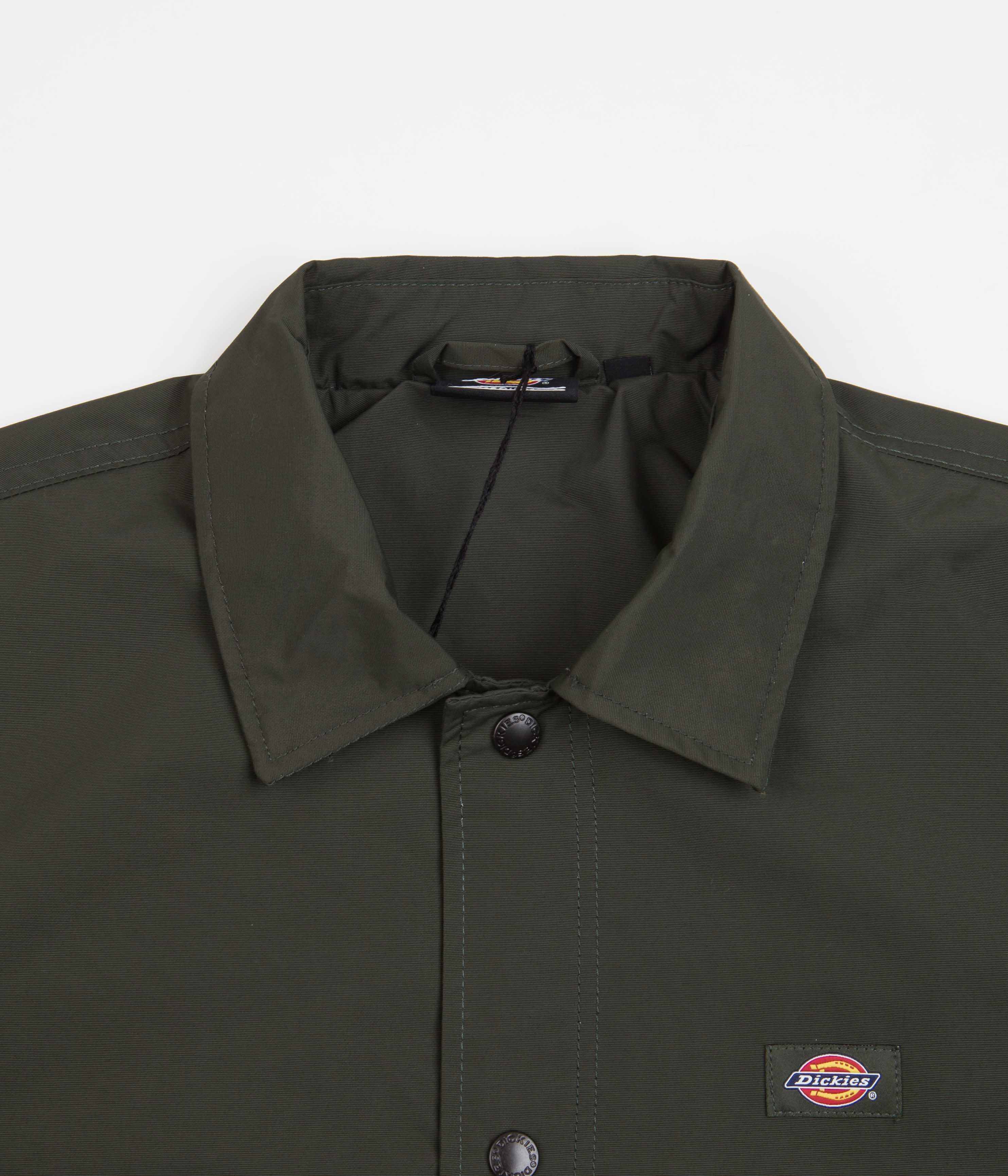 Dickies Oakport Coach Jacket - Olive Green | Flatspot