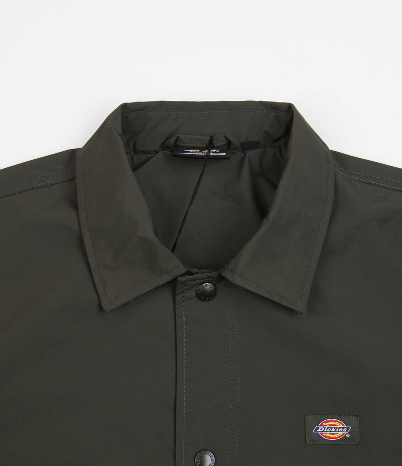 Dickies Oakport Coach Jacket - Olive Green | Flatspot