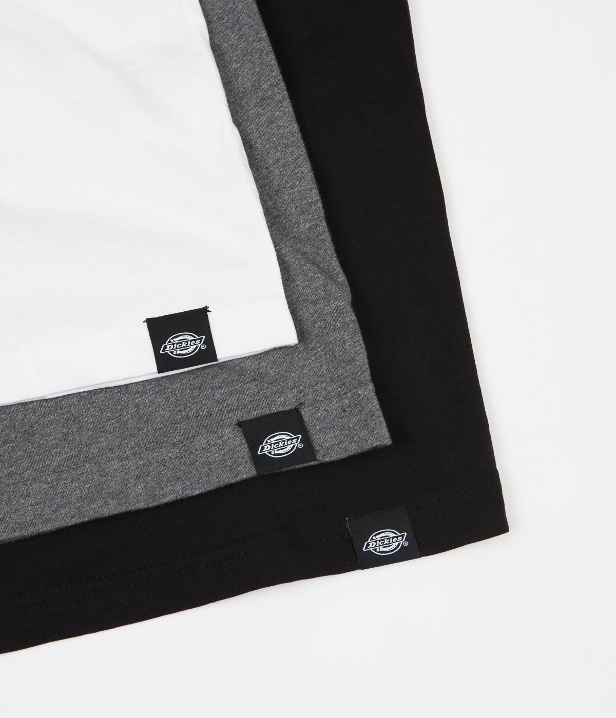 Dickies T-Shirt Pack Of Three - Assorted Colours | Flatspot