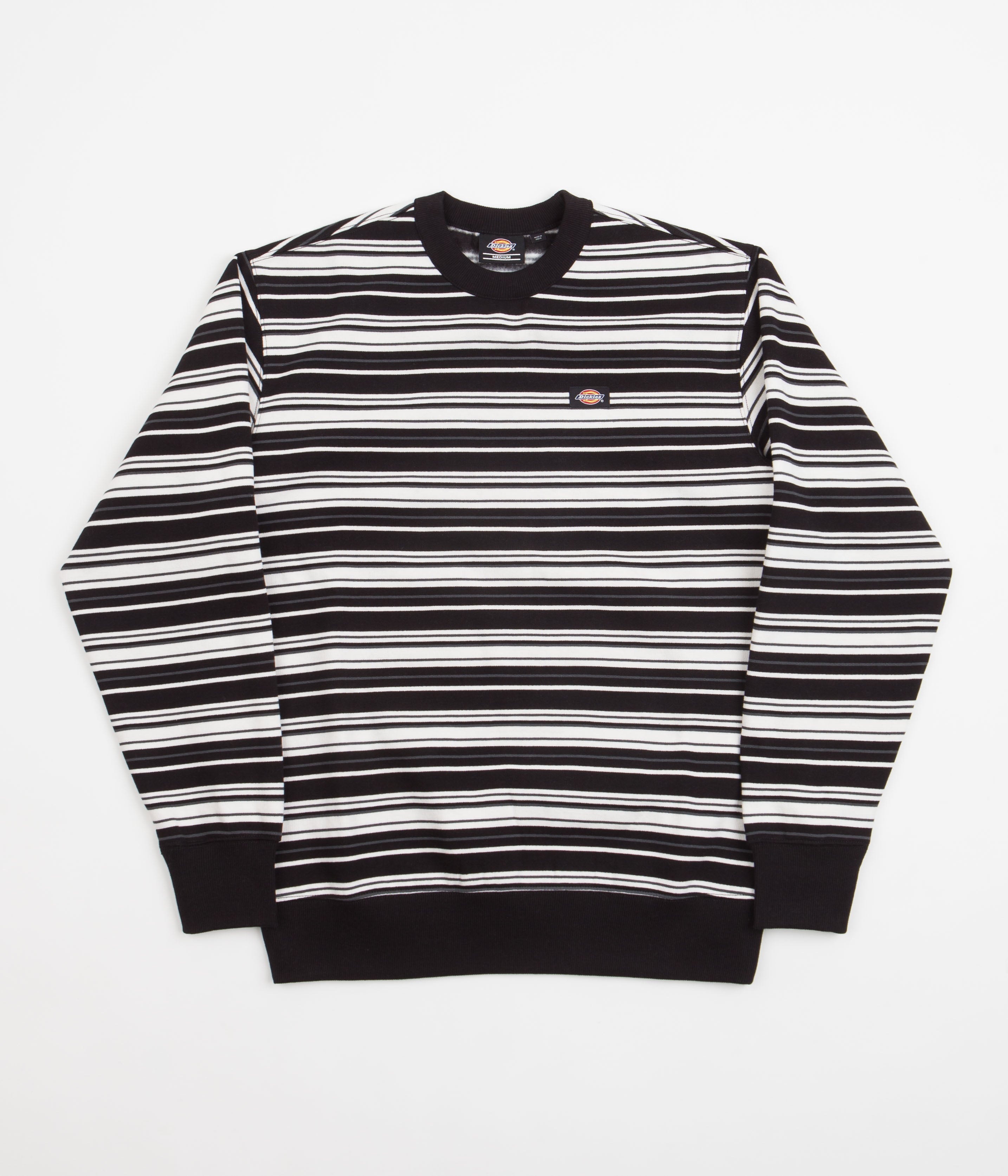 Dickies Westover Stripe Crewneck Sweatshirt - White | flatspot