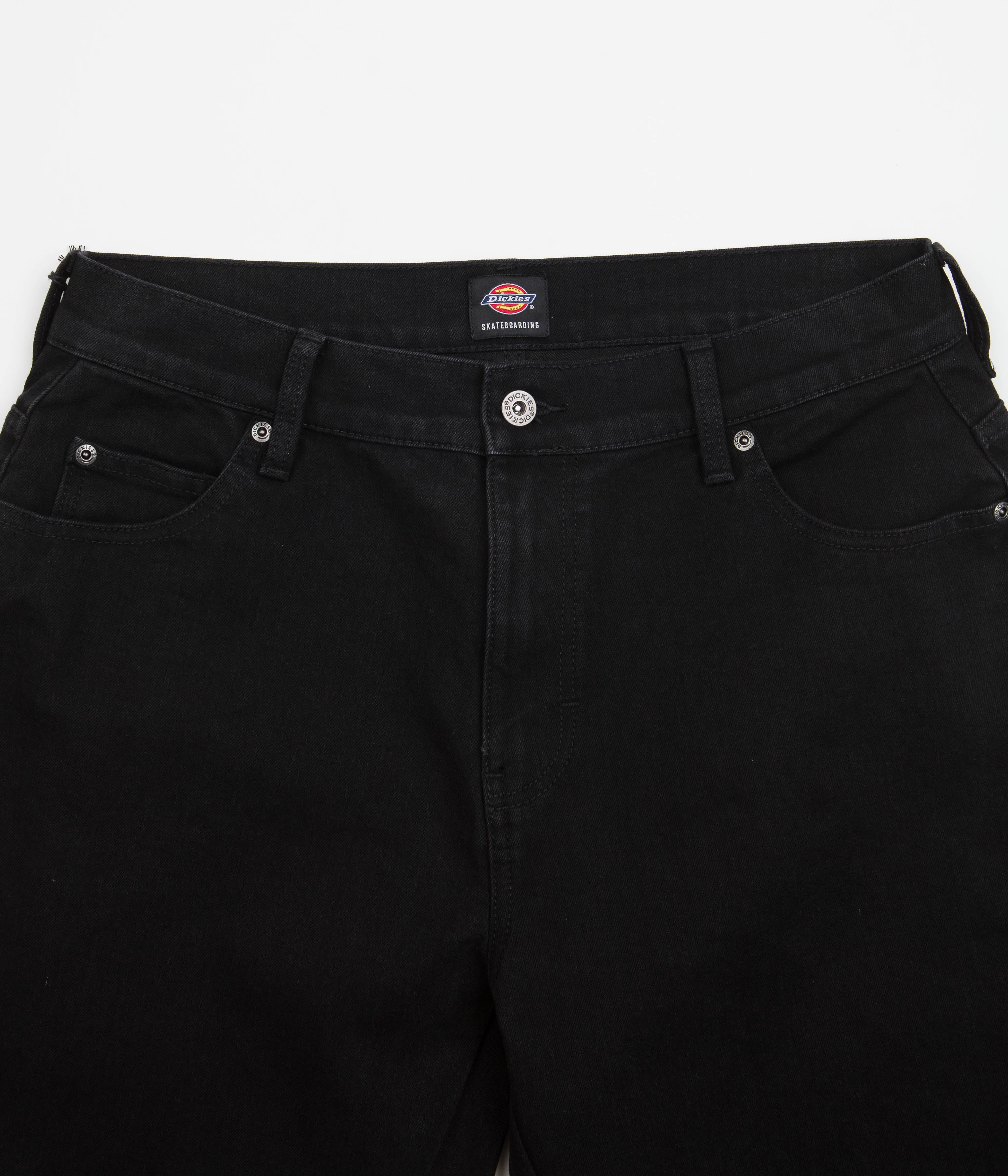 Dickies Wingville Denim Shorts - Black | flatspot