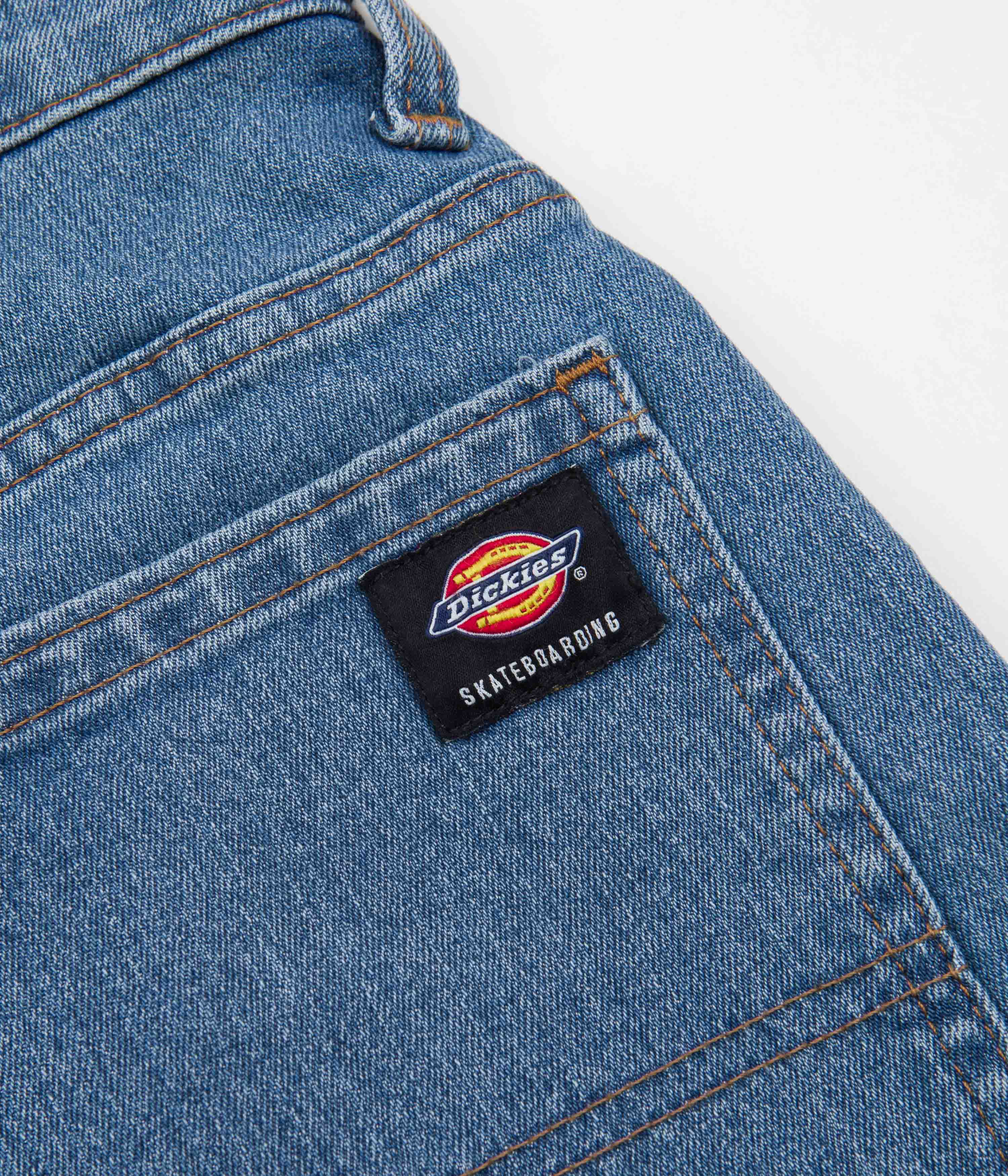 Dickies Wingville Denim Shorts - Light Wash | Flatspot