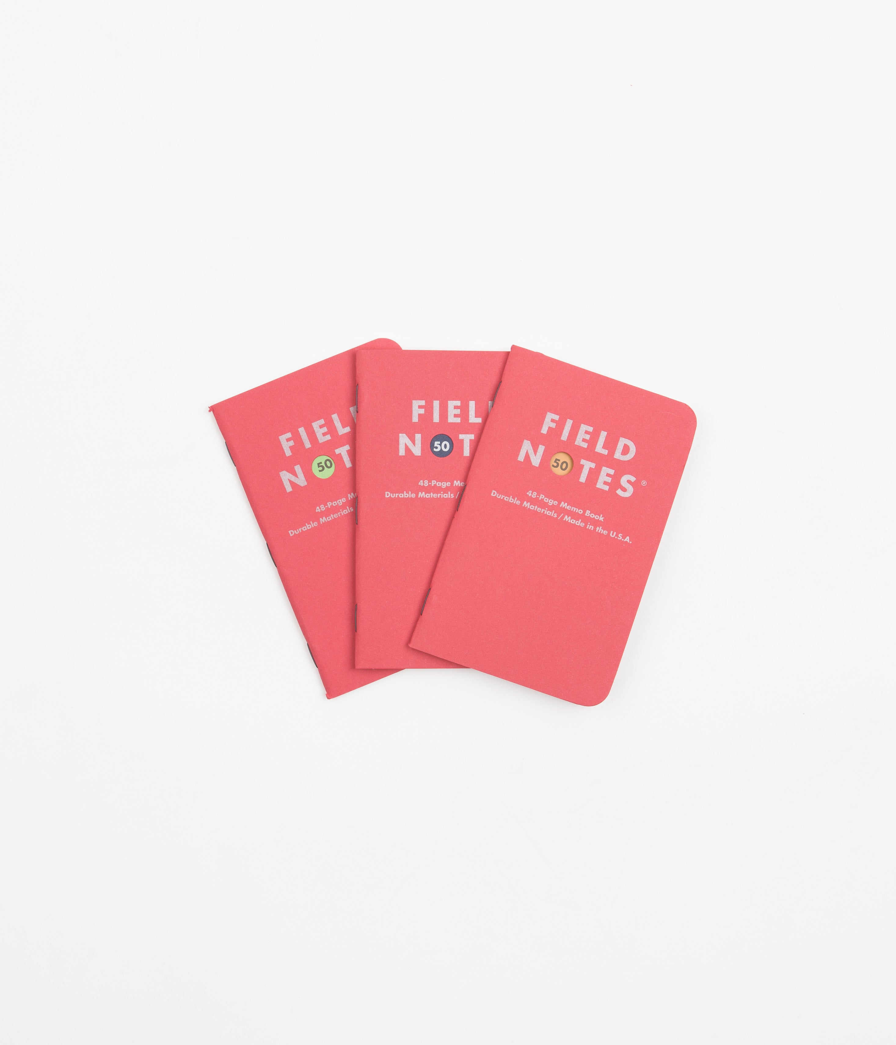 Field Notes Fifty Memo Books (3 Pack) - Graph Paper | Flatspot