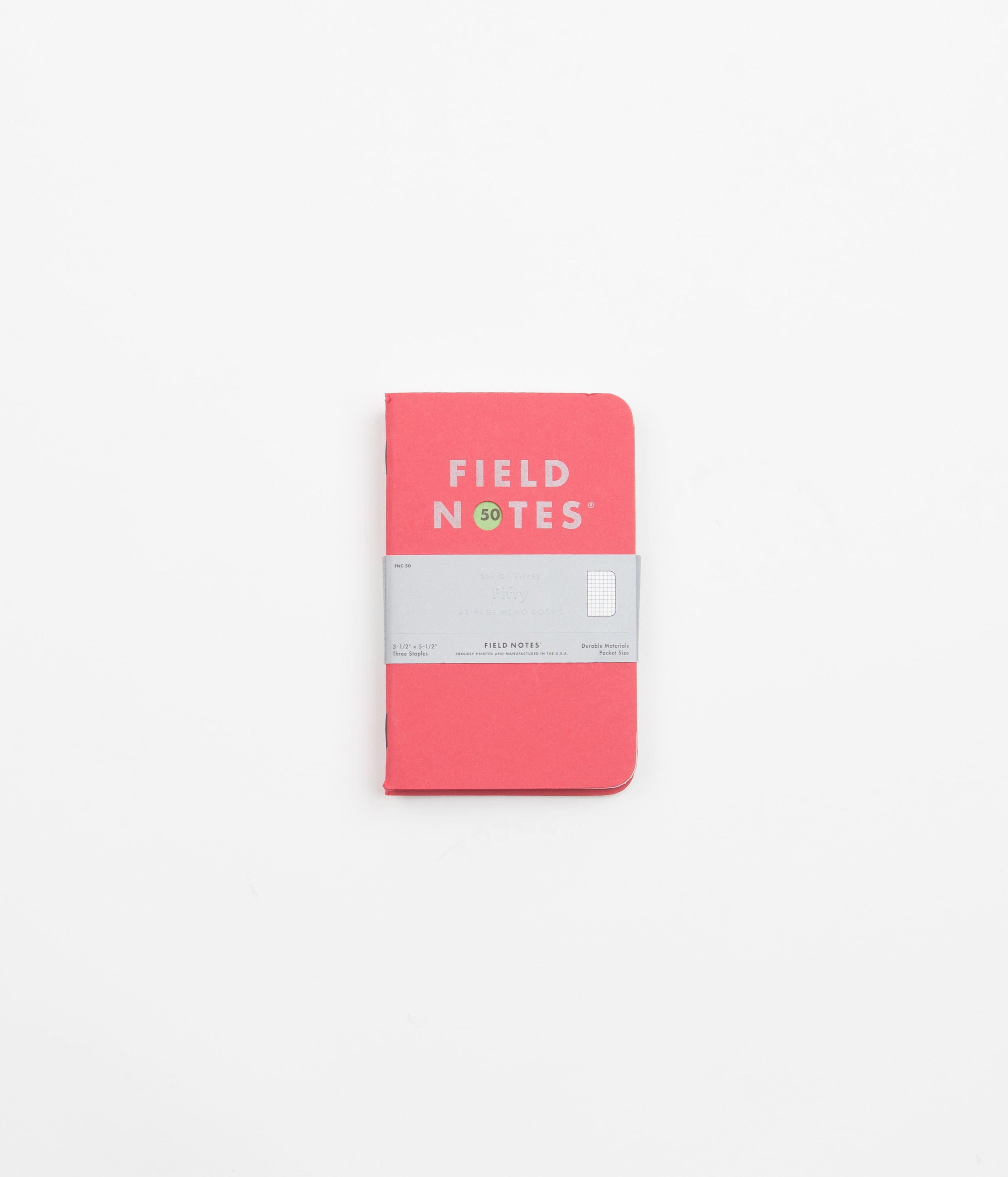 Field Notes Fifty Memo Books (3 Pack) - Graph Paper | Flatspot